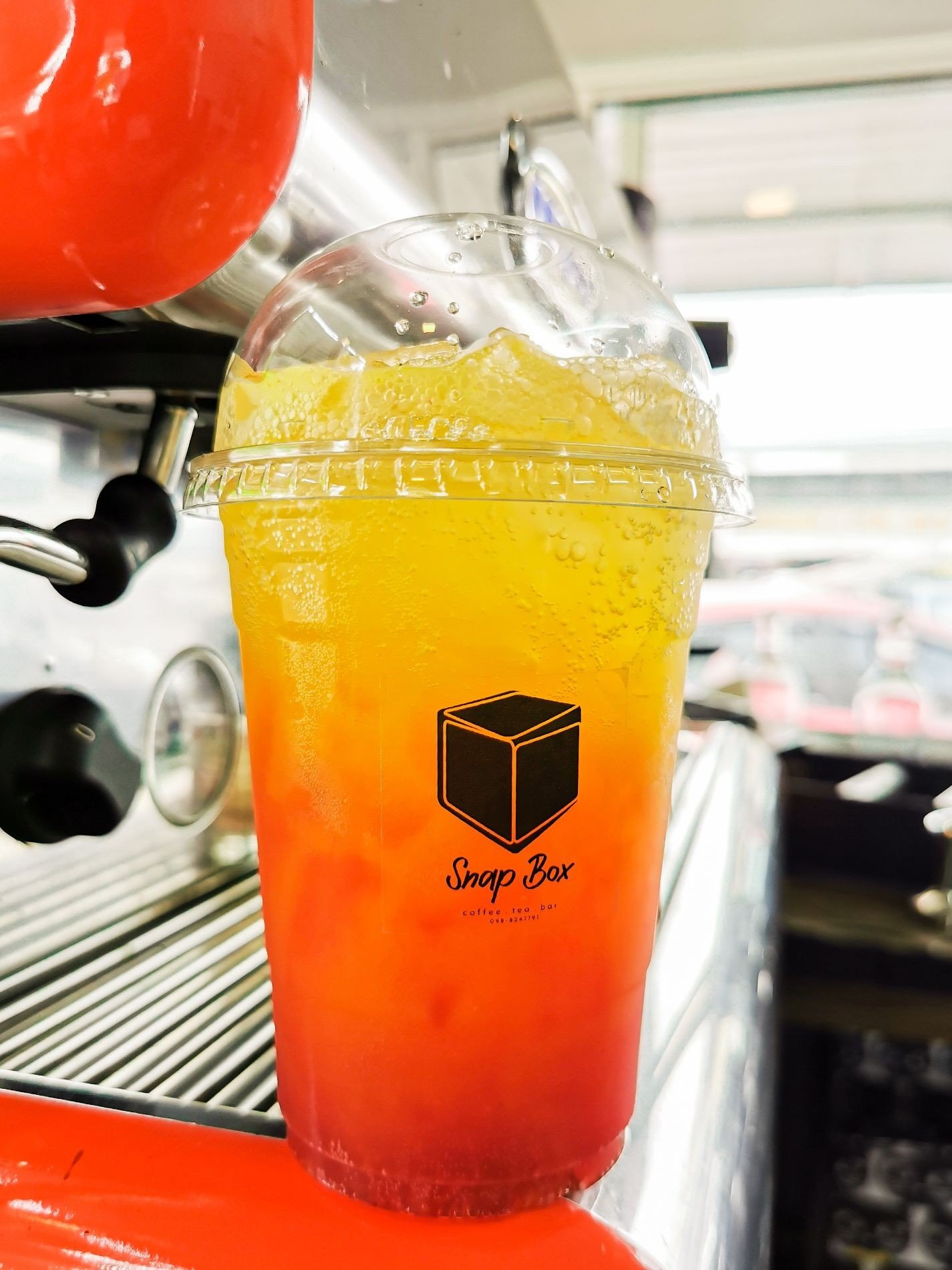 รีวิว Snap Box coffee.tea.bar - รสชาติกาแฟ เยี่ยมไปเลยค่ะ😊กลมกล่อมมาก 👍🏻