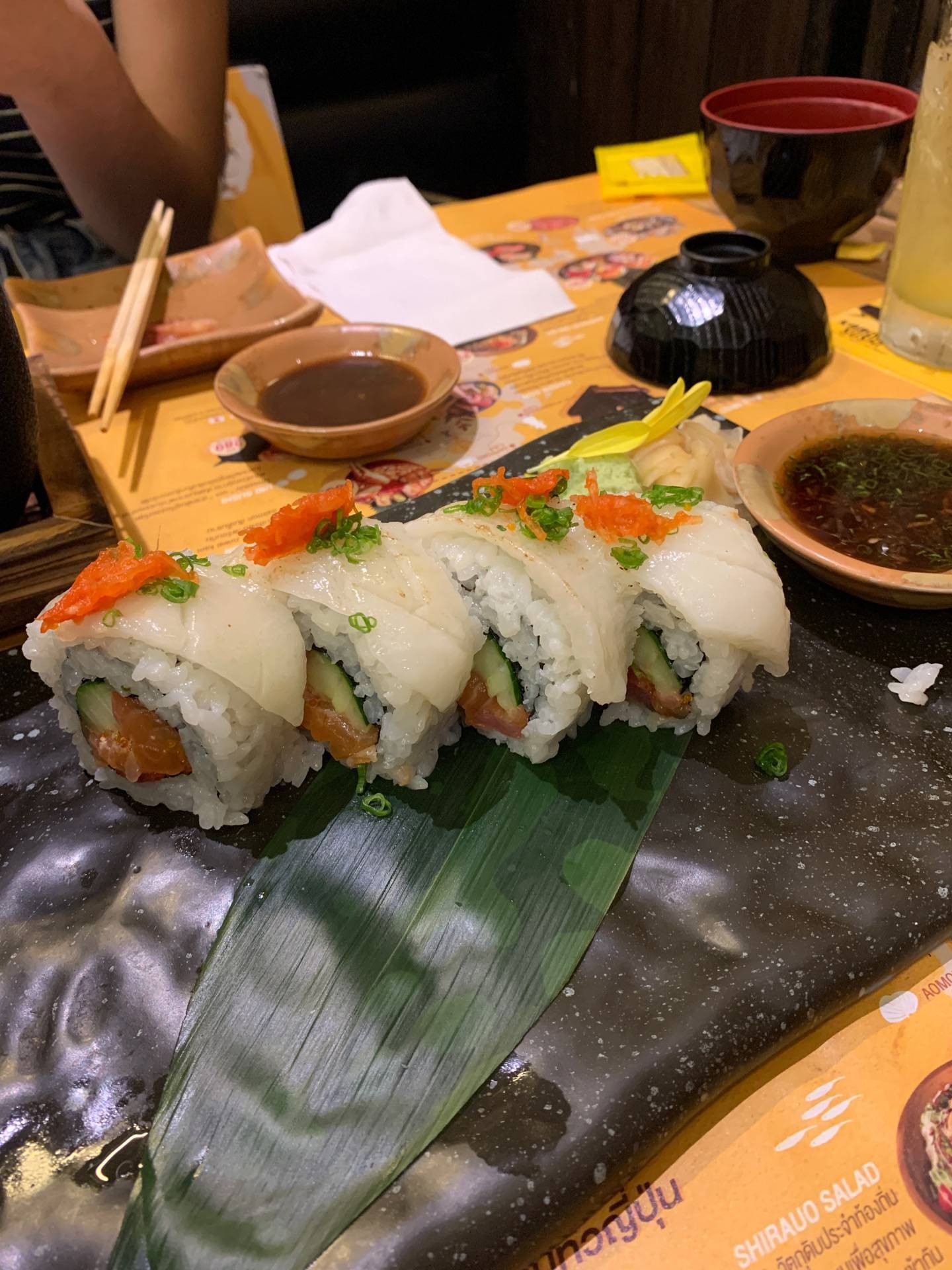 รีวิว Kabocha Sushi The Nine Rama 9 - เคยมากินเหมือนหลายปีมาแล้วจำได้ ...