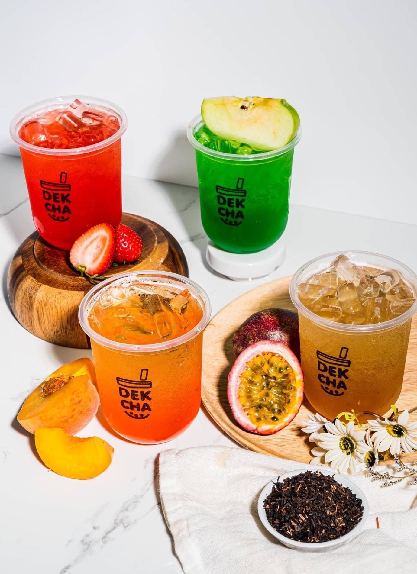 ชาสตรอเบอรี่ • image ร้าน DEK-CHA เด็กชา คาเฟ่ มาบตาพุด - หาดทรายทอง