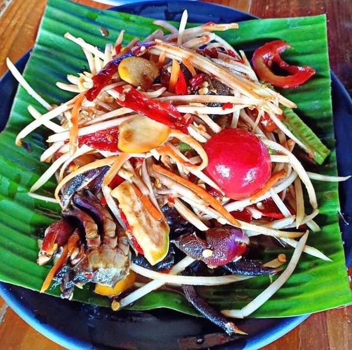 ตำปูปลาร้า • image ร้าน Hom-nann(หอมนาน)