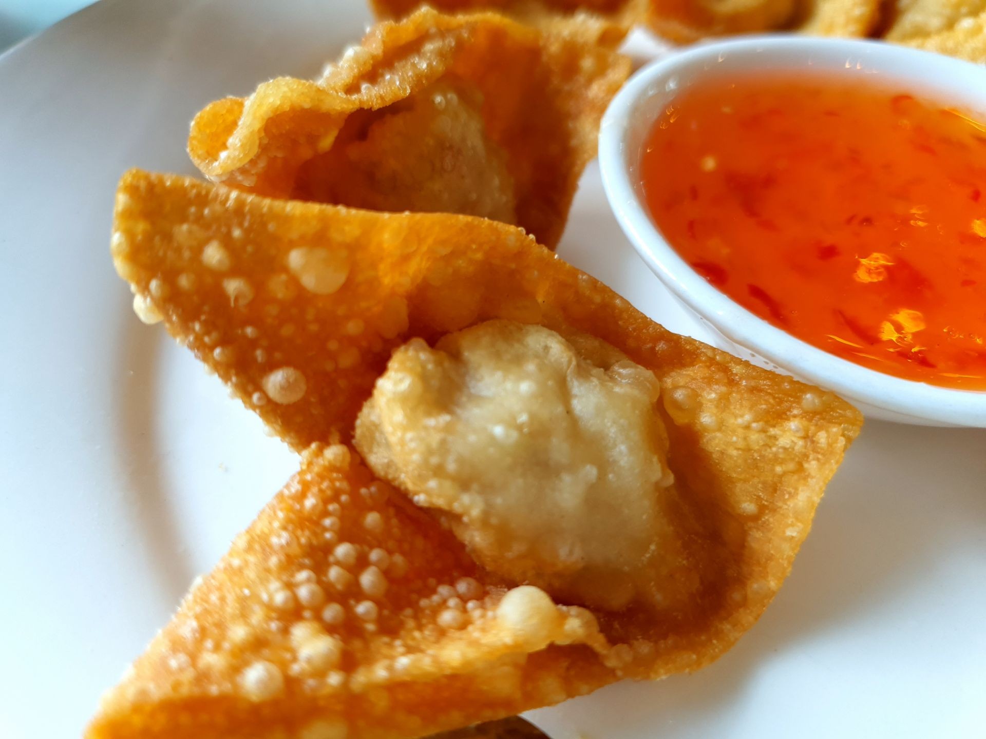 เกี๊ยวกุ้งทอด • ใส้เยอะดี ร้าน Mama made Roti by Kahava Cafe ปั๊มบางจาก ...