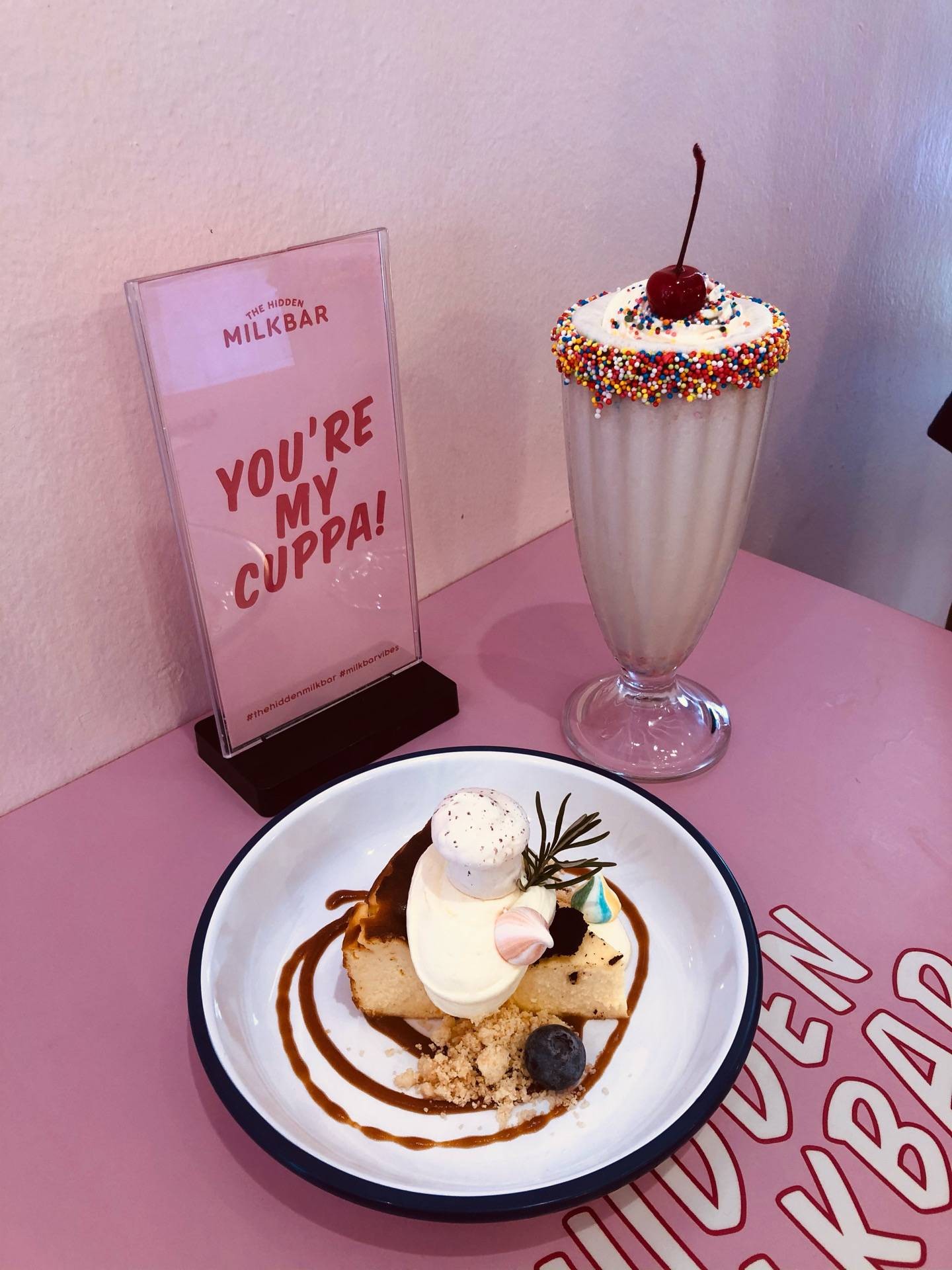 รีวิว The Hidden Milkbar - ราคาก็สมเป็นคาเฟ่สวยๆ ร้านสวย