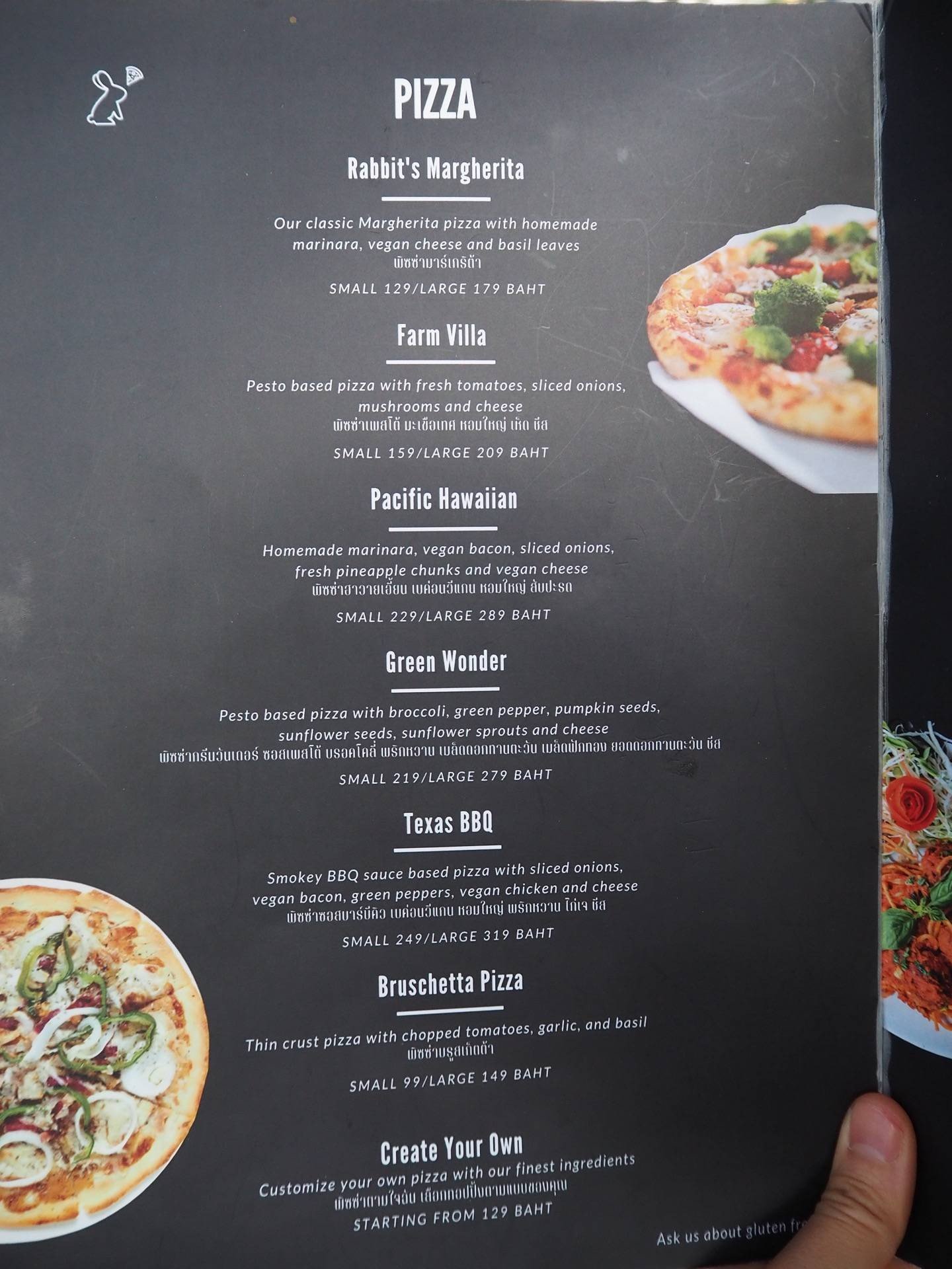 รูป Rad Rabbit Vegan Pizza