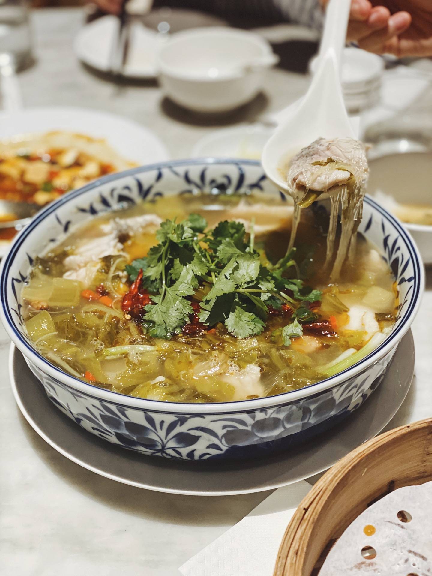 รีวิว Wang Jia Sha สยามพารากอน - ซุปปลาผักกาดดองอร่อยมาก ชอบ🥰