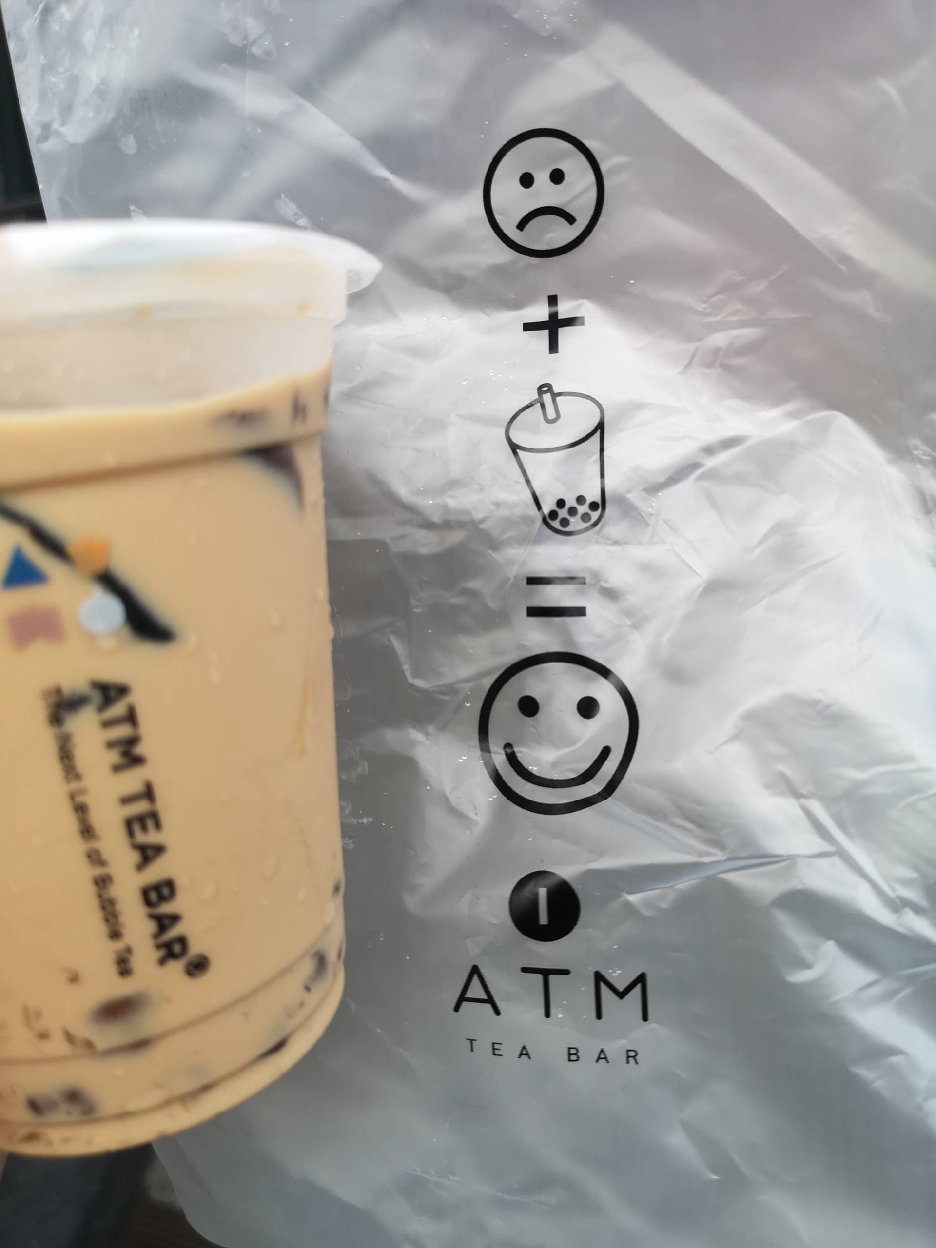 Milk Tea Bomb ร้าน ATM Tea Bar Siam Square สยามสแควร์