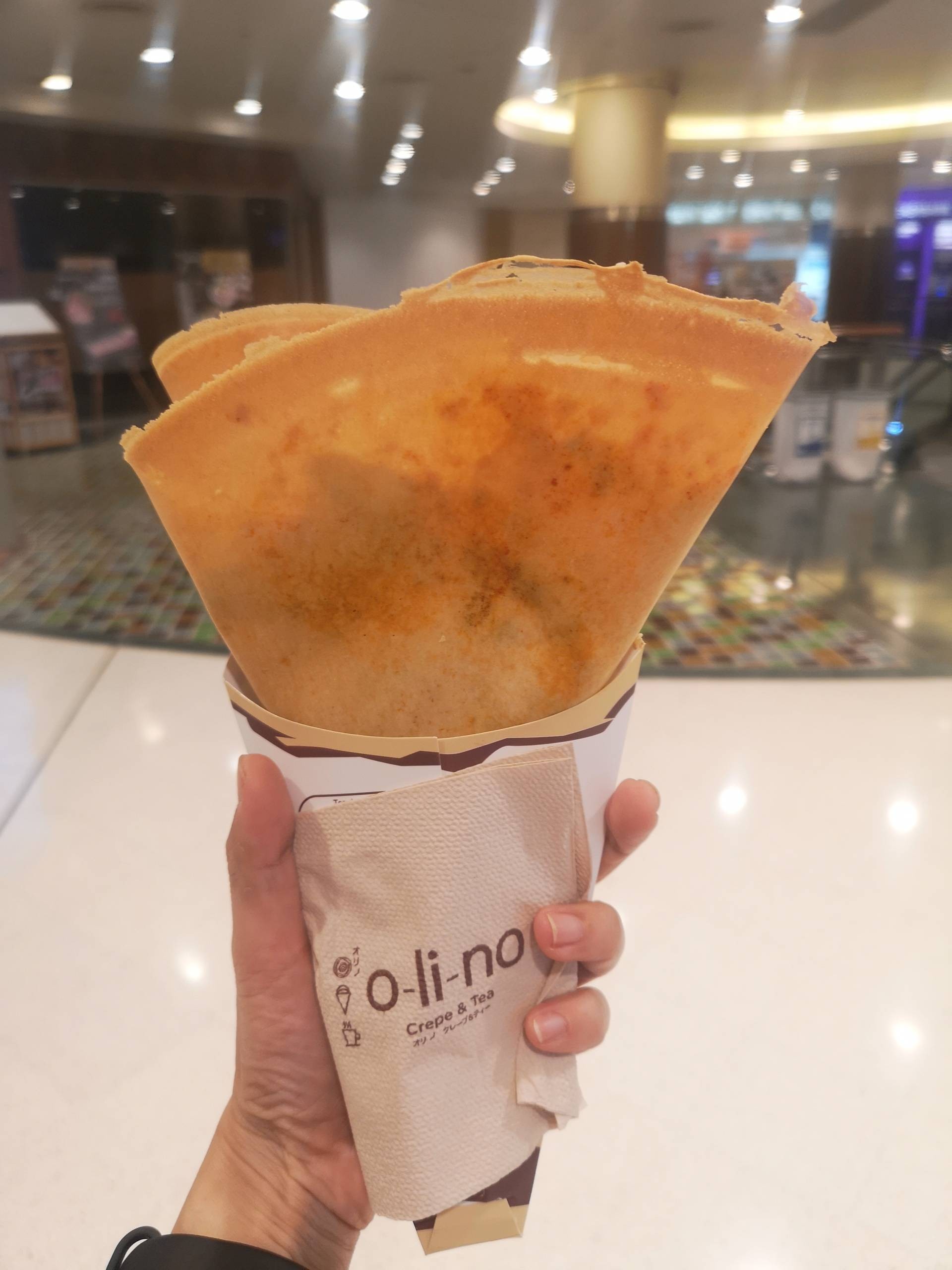รีวิว Olino Crepe & Tea ออลซีซันเพลส - เครปหมูหยองพริกเผา ร้อนๆกรอบๆ ...