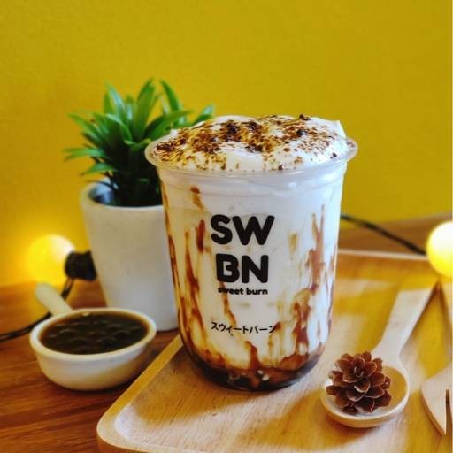 รีวิว ชานม Sweet Burn ประชาอุทิศ 33 - ชอบโกโก้ เข้มข้นกำลังดี ไข่มุกนุ่มม
