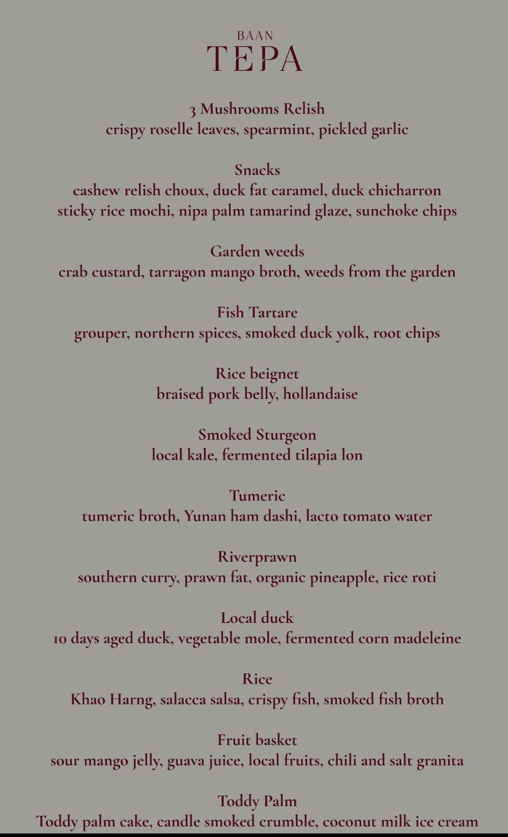 รูป Baan Tepa Culinary Space