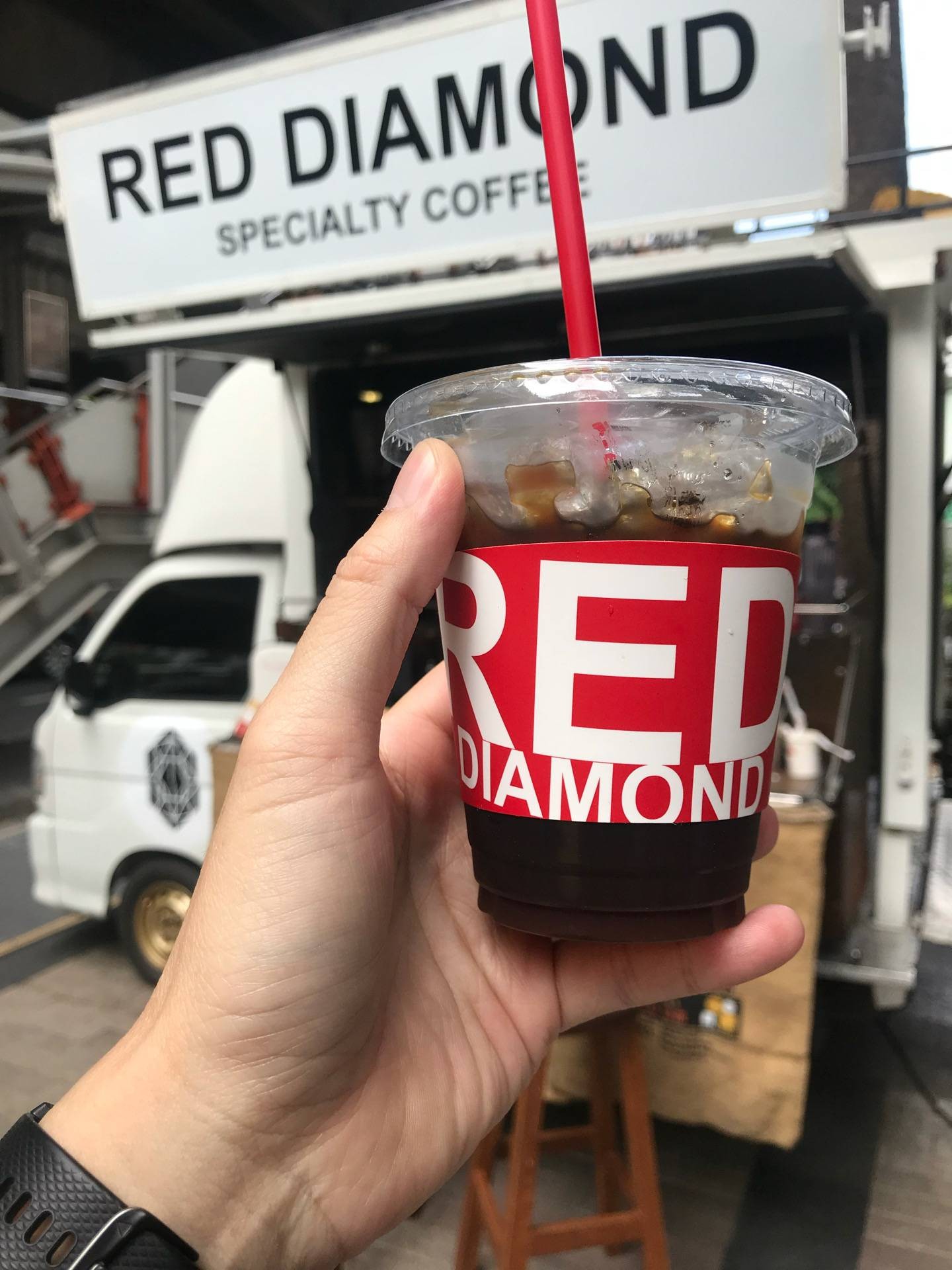 รีวิว Red Diamond Cafe เซ็นทรัลเวิลด์ ชั้น 5 - วันนี้มาทานที่หน้าตึกใน ...