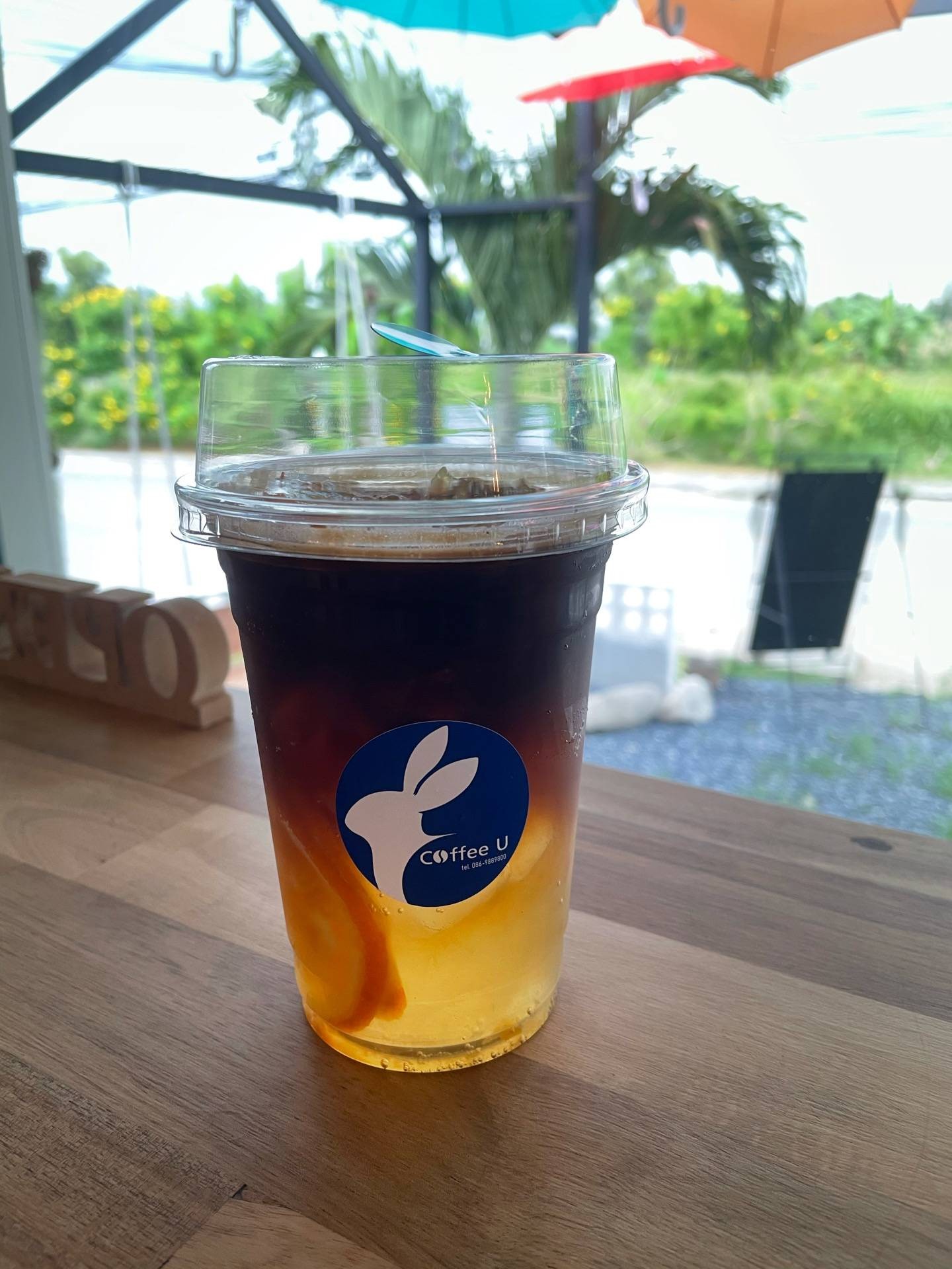 รีวิว Coffee U - Nice shot of coffee, fruit americano soda is ...