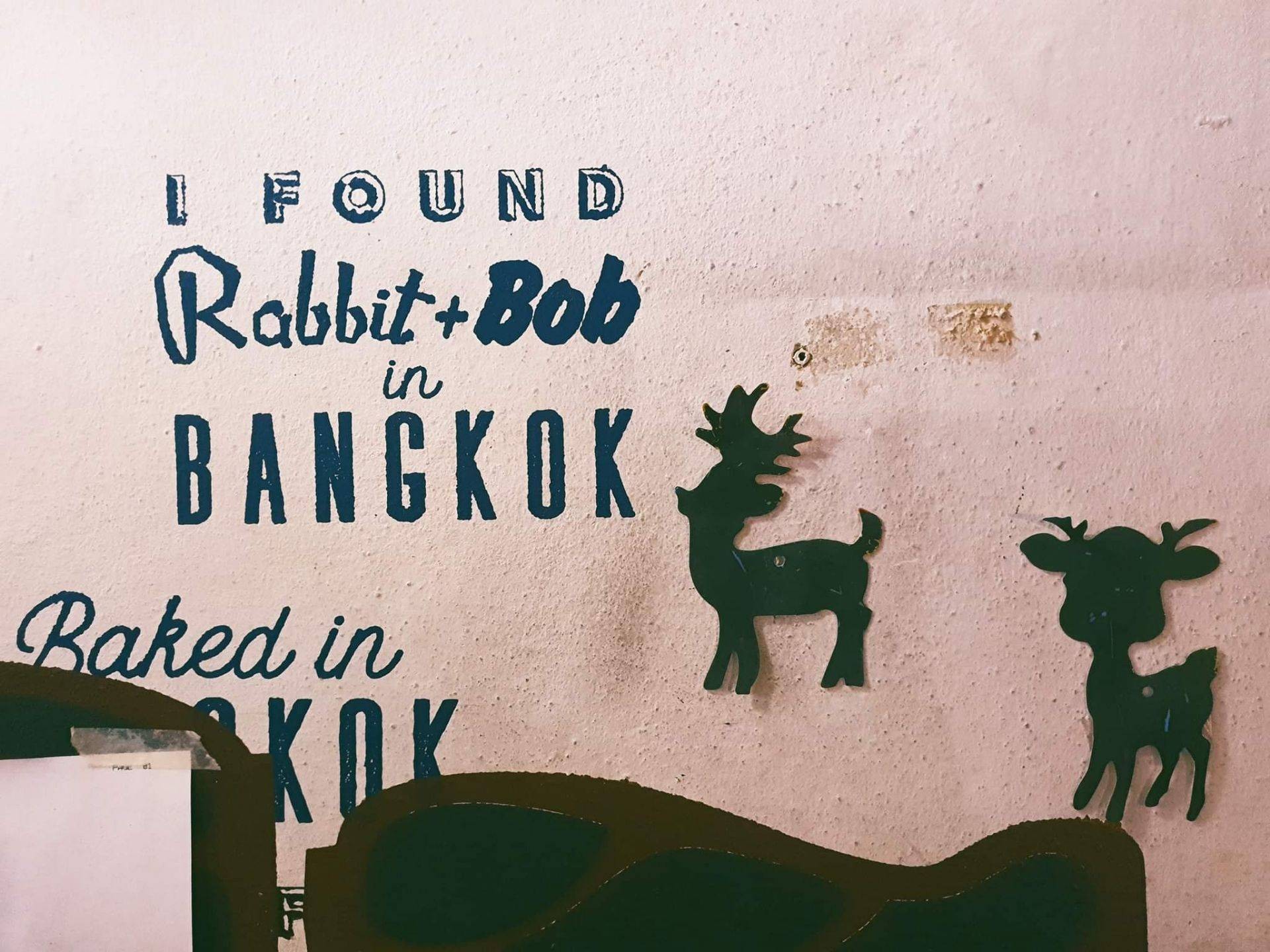 รีวิว A Pink Rabbit + Bob ท่าเตียน - คาเฟ่วินเทจ สีสันสะดุดตา