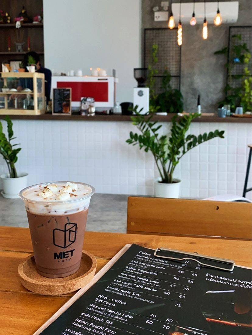 รีวิว MET CAFE MET CAFE - คาเฟ่เปิดใหม่ ไปลองกาแฟน้ำส้มและโกโก้เย็นมา ...