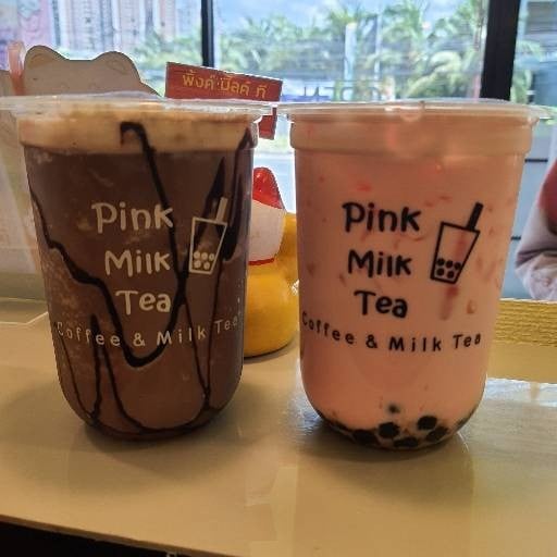 รีวิว Pink Milk Tea (ในม.โกลเด้นท์ ซอย วัดกู้)