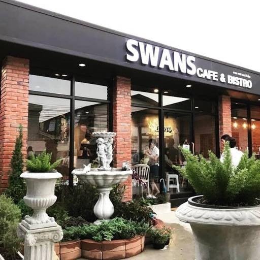 [รีวิว] ร้าน Swans Cafe & Bistro บางศรีเมือง | เมนูแนะนำ รูปภาพ ราคา