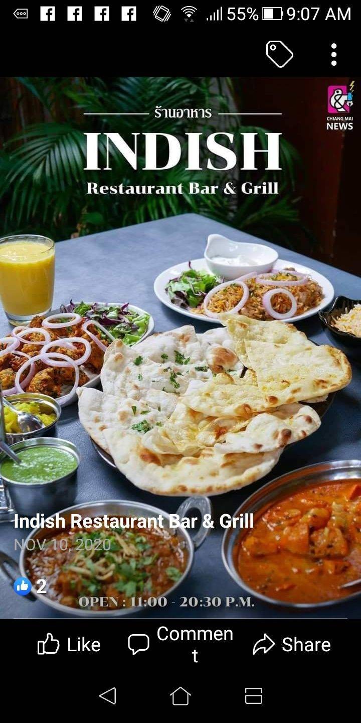 รีวิว Indish Restaurant Bar and Grill - อาหารอินเดียต้นตําหรับ จากเชฟ ...