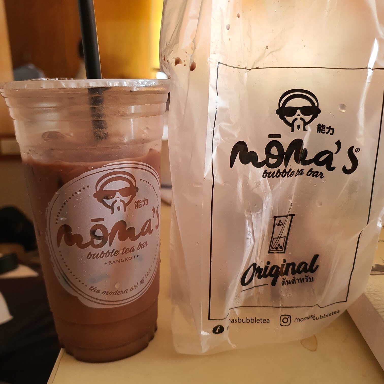 รีวิว Moma's Bubble Tea ศาลาแดง - โกโก้ขาดไม่ได้ในตอนเช้า ที่ชอบเพราะ ...