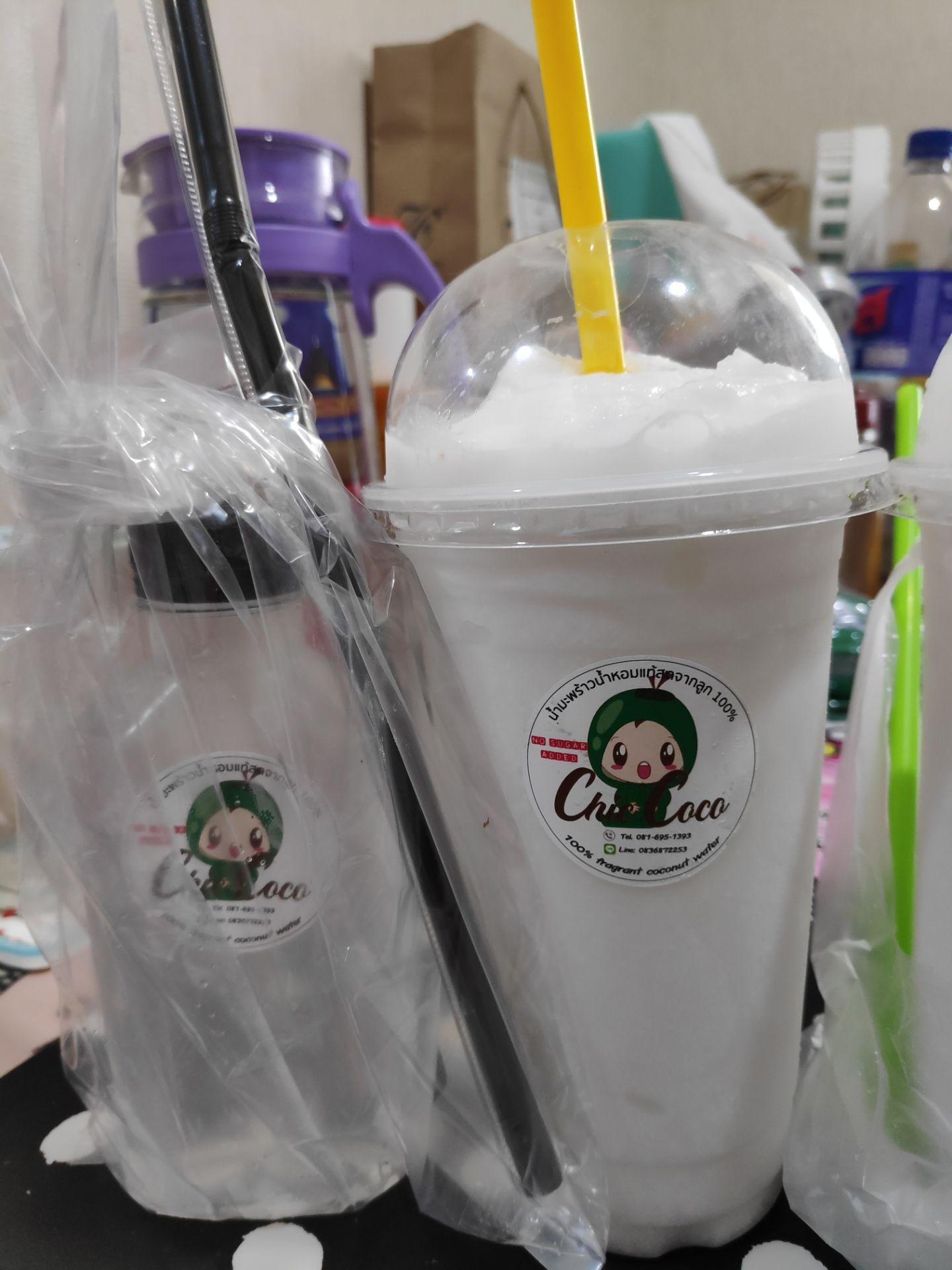 มะพร้าวปั่น • หอม หวาน เย็น ชื่นใจครับ ร้าน Chic coco สาธุประดิษฐ์ ...