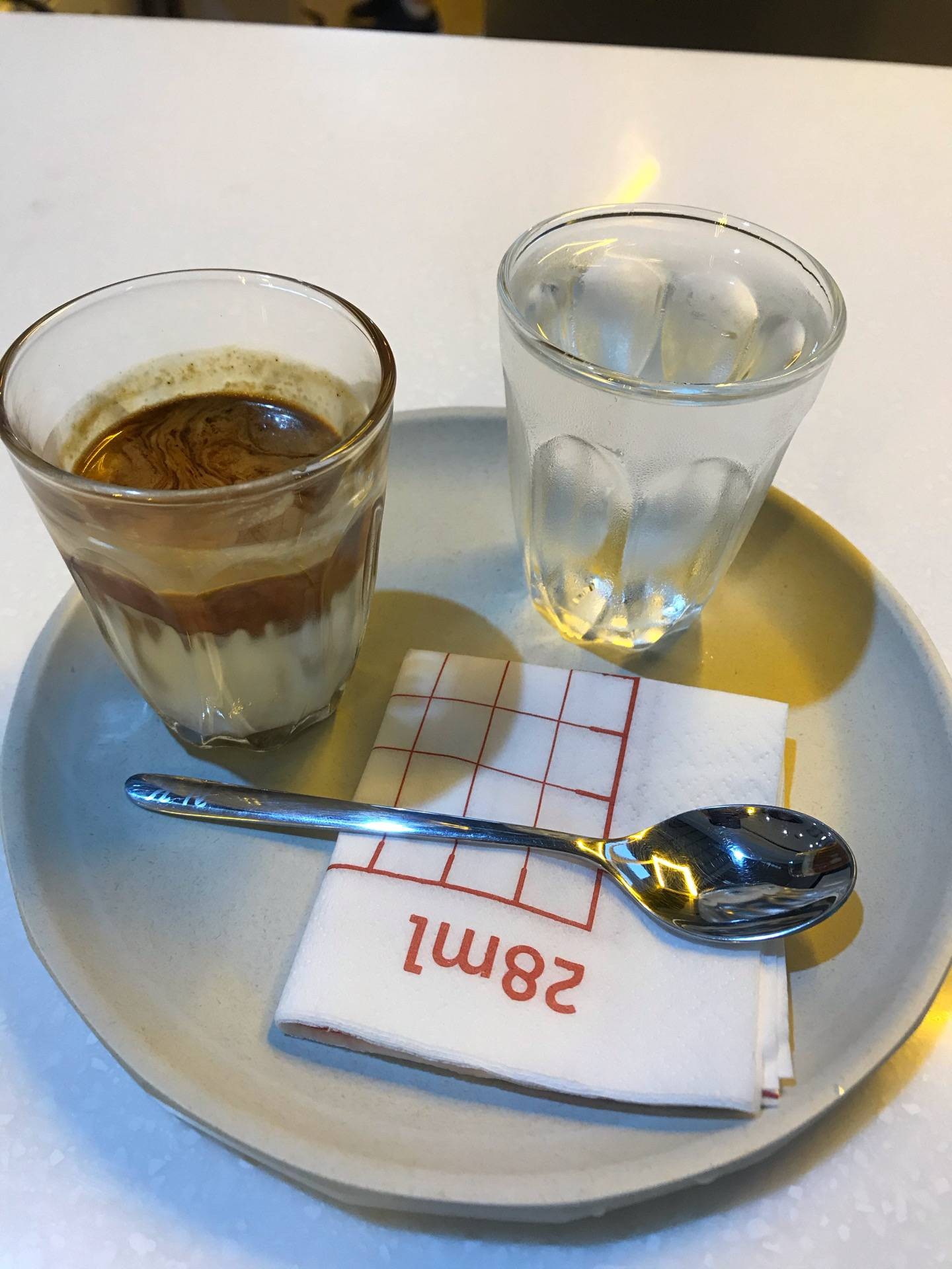 รีวิว 28ml Specialty Coffee & Tea Bar Central Westgate - - Dirty coffee