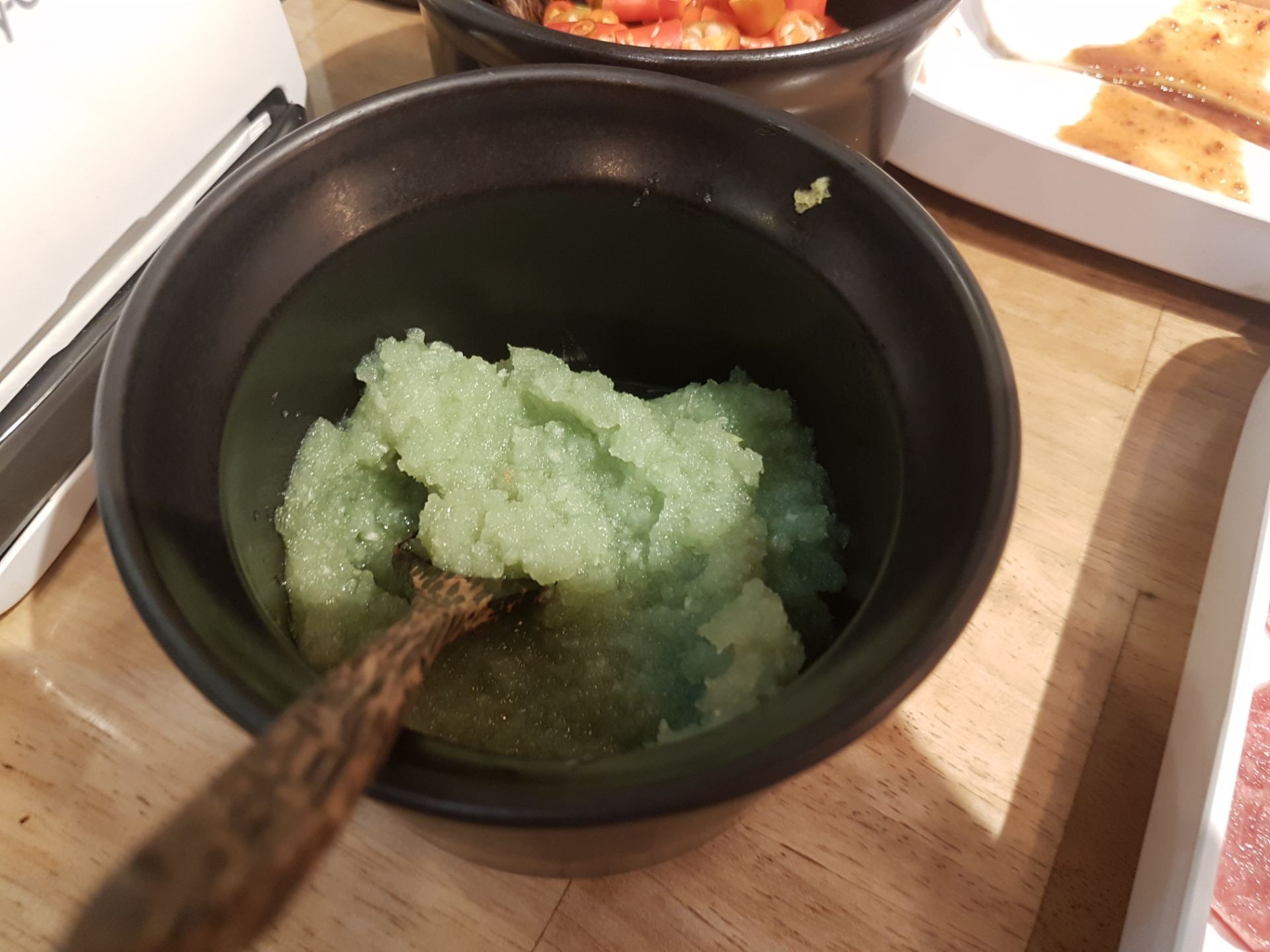 กระเทียมบด • สีแปลกๆ ร้าน Gyuma เลียบทางด่วน ลาดพร้าว 88