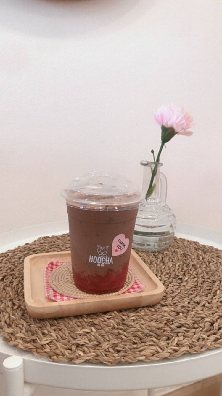รีวิว hoocha tea bar - บรรยากาศดี กาแฟอร่อย Cocoa strawberry ก็ดี อยาก ...
