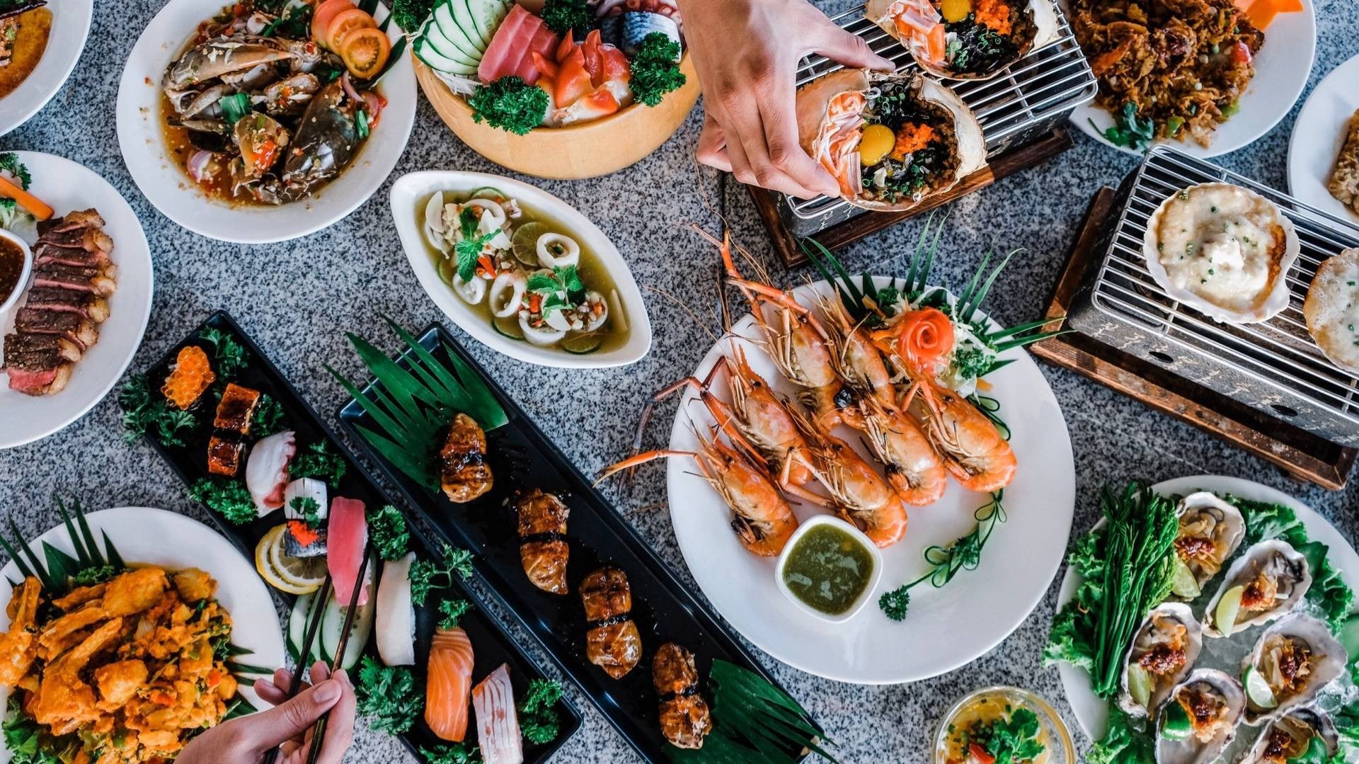 [รีวิว] ร้าน Seafresh Riverside Buffet พระราม 3 | เมนูแนะนำ รูปภาพ ราคา