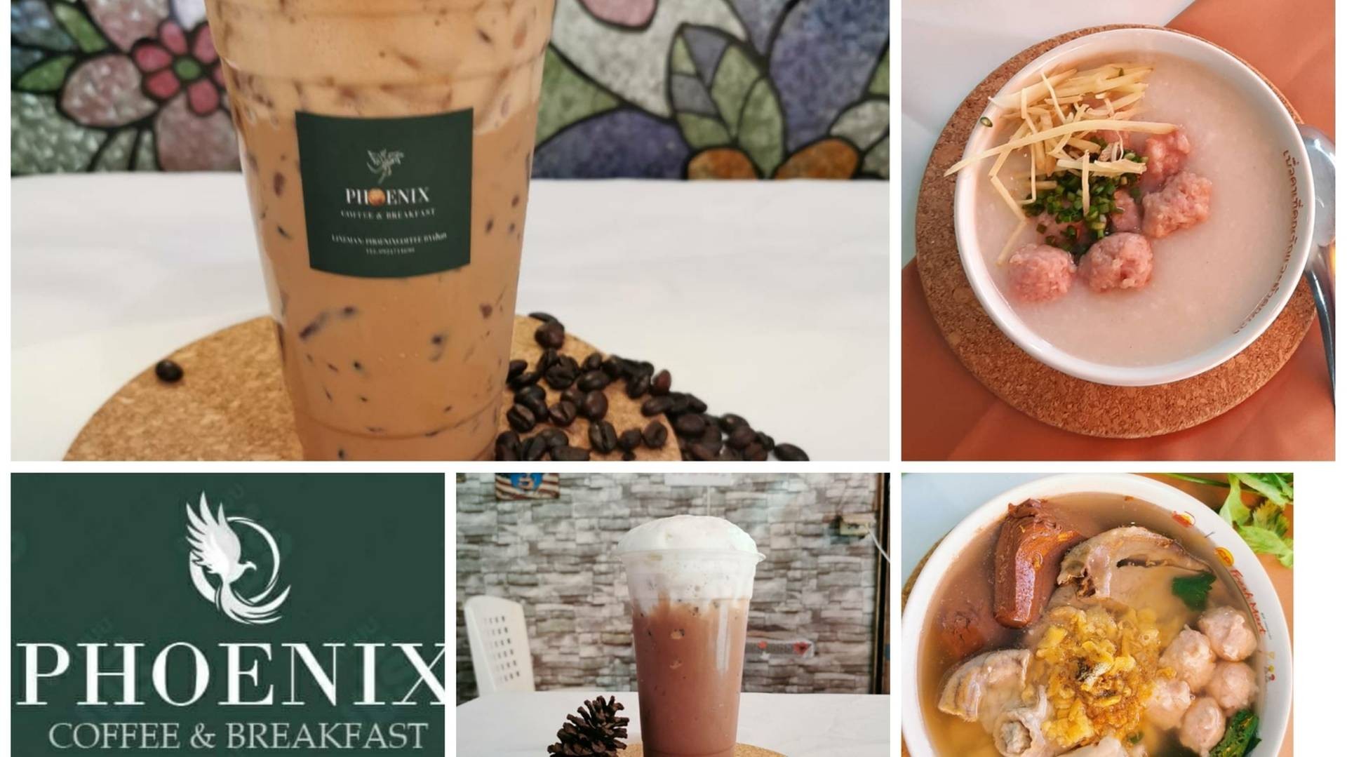 Phoenix Coffee กาแฟสด&กาแฟโบราณ & โจ๊ก& ต้มเลือดหมู BYเจ๊นก - สั่งอาหาร ...