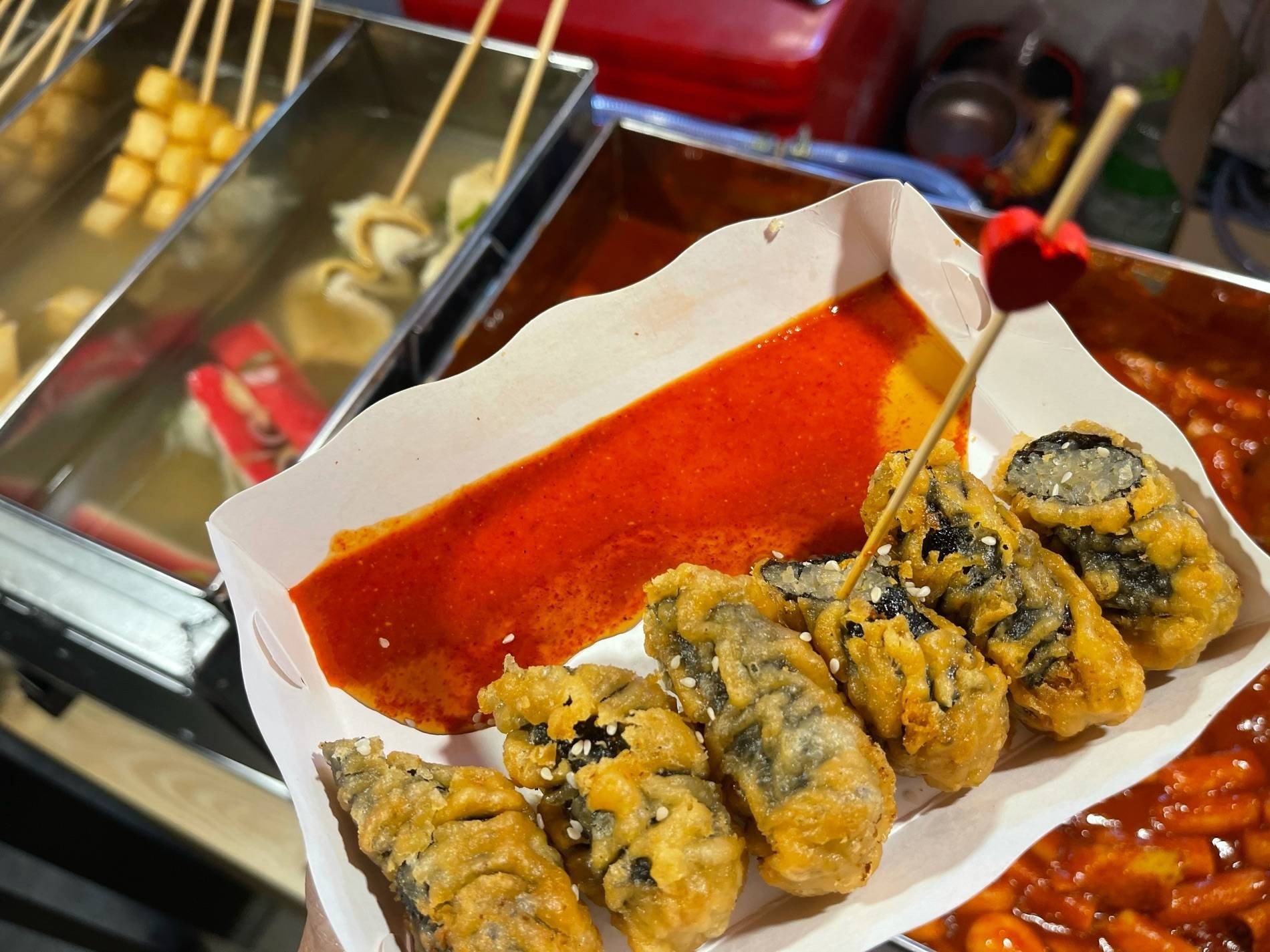 ปอเปี๊ยะห่อสาหร่ายทอด • image ร้าน Pojang by Seoul-Say Rangsit Night Market