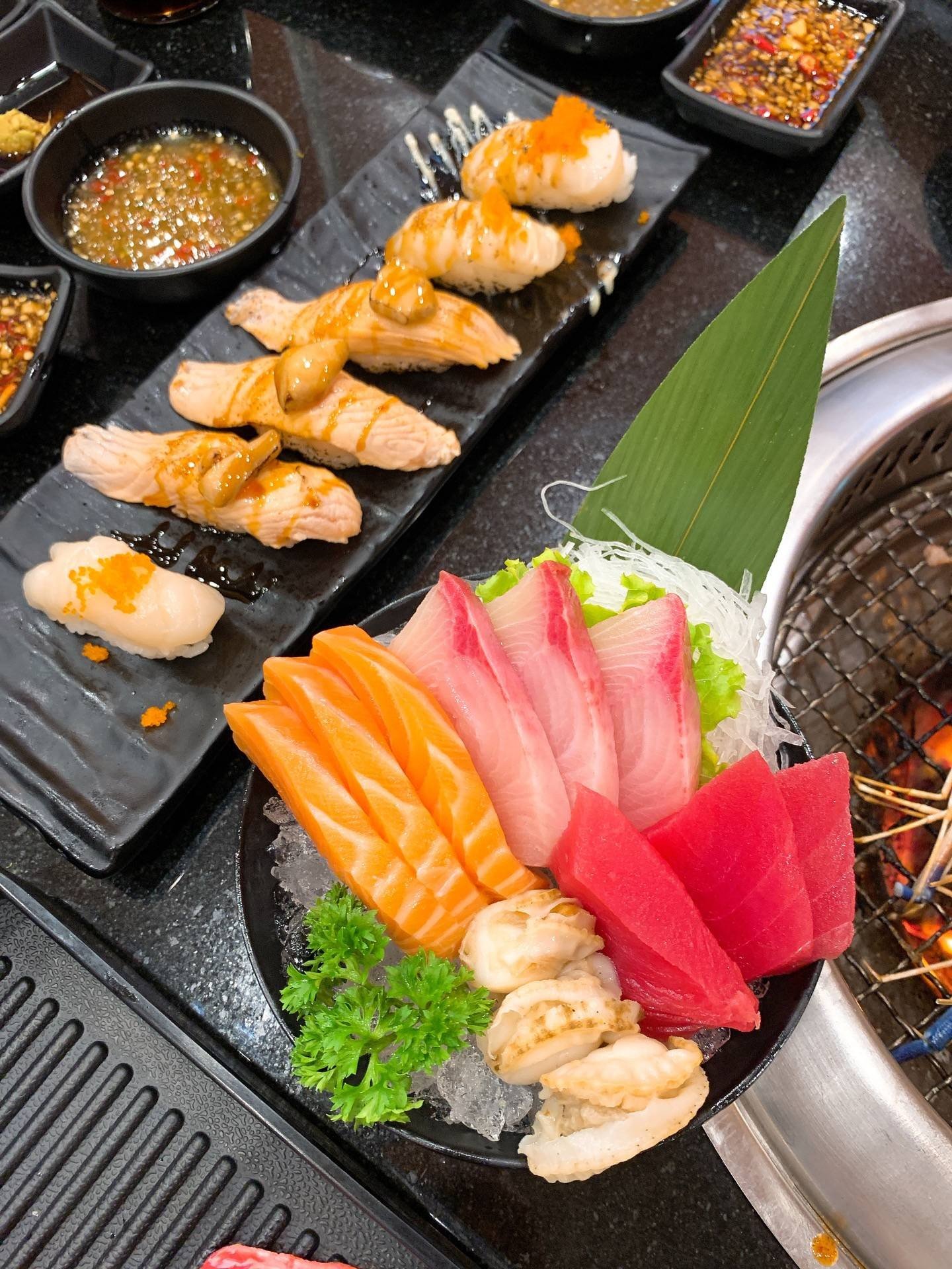 รีวิว Masaru Shabu & Sushi Buffet เดอะวอร์ค ราชพฤกษ์ - มาลองแบบYakiniku จ้า