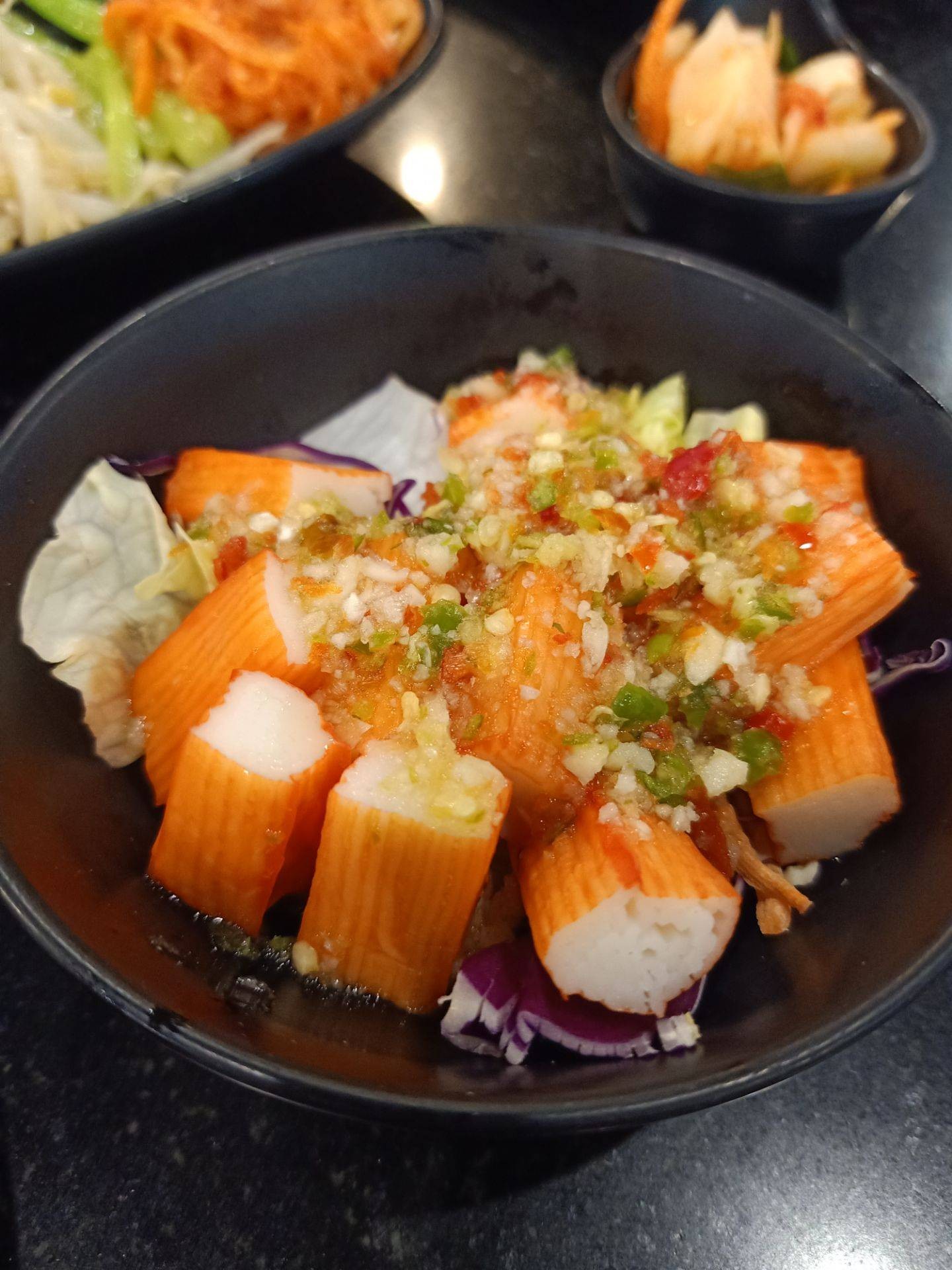 ยำซีฟู้ดปูอัด ร้าน Tohkai Yakiniku เมกา บางนา - Wongnai