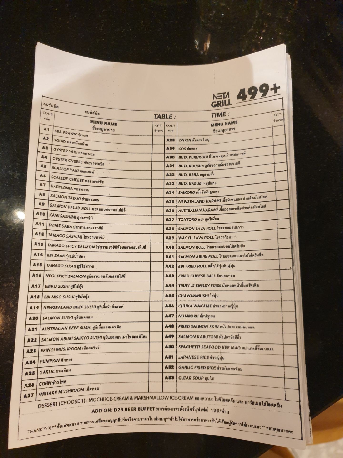 รีวิว Neta Grill เซ็นทรัล พระราม2 - บุฟเฟต์ปิ้งย่างคุณภาพดี - Wongnai