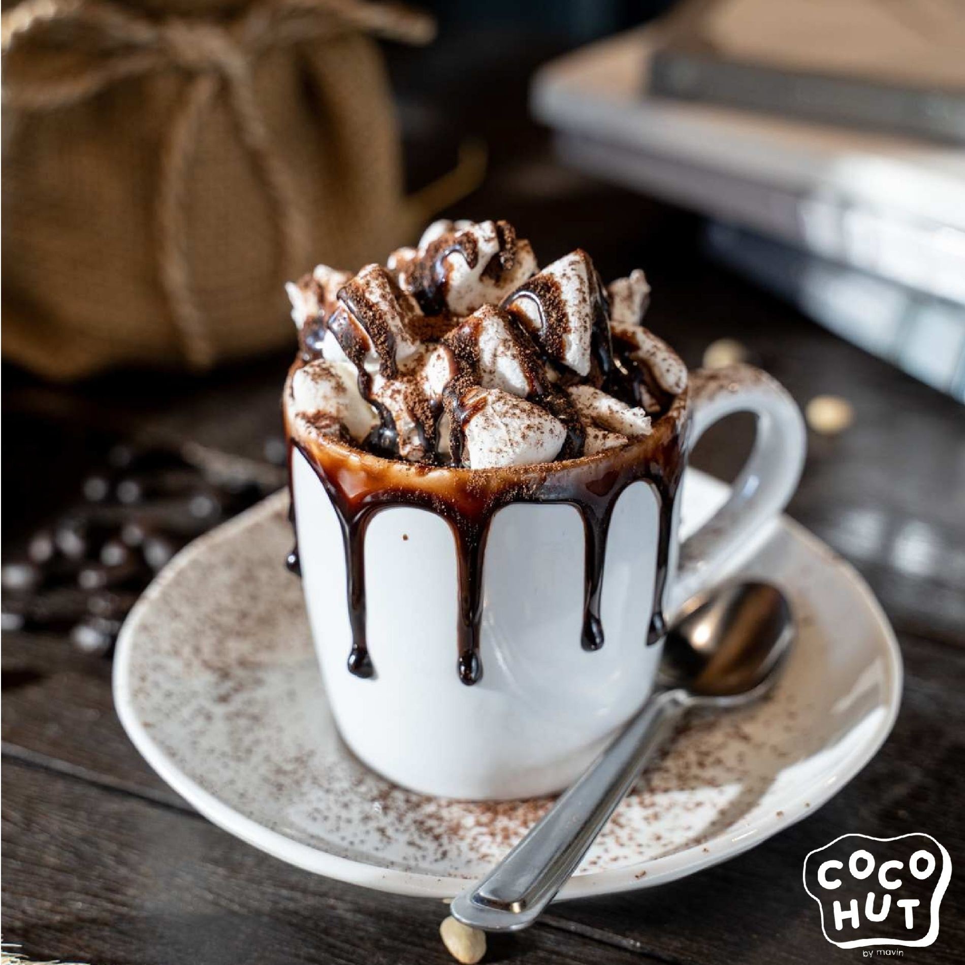Cocohut - Cocoa cafe (โคโค่ฮัท) อยู่ใน มาวิน คอฟฟี่ ช็อป - สั่งอาหารเดล ...
