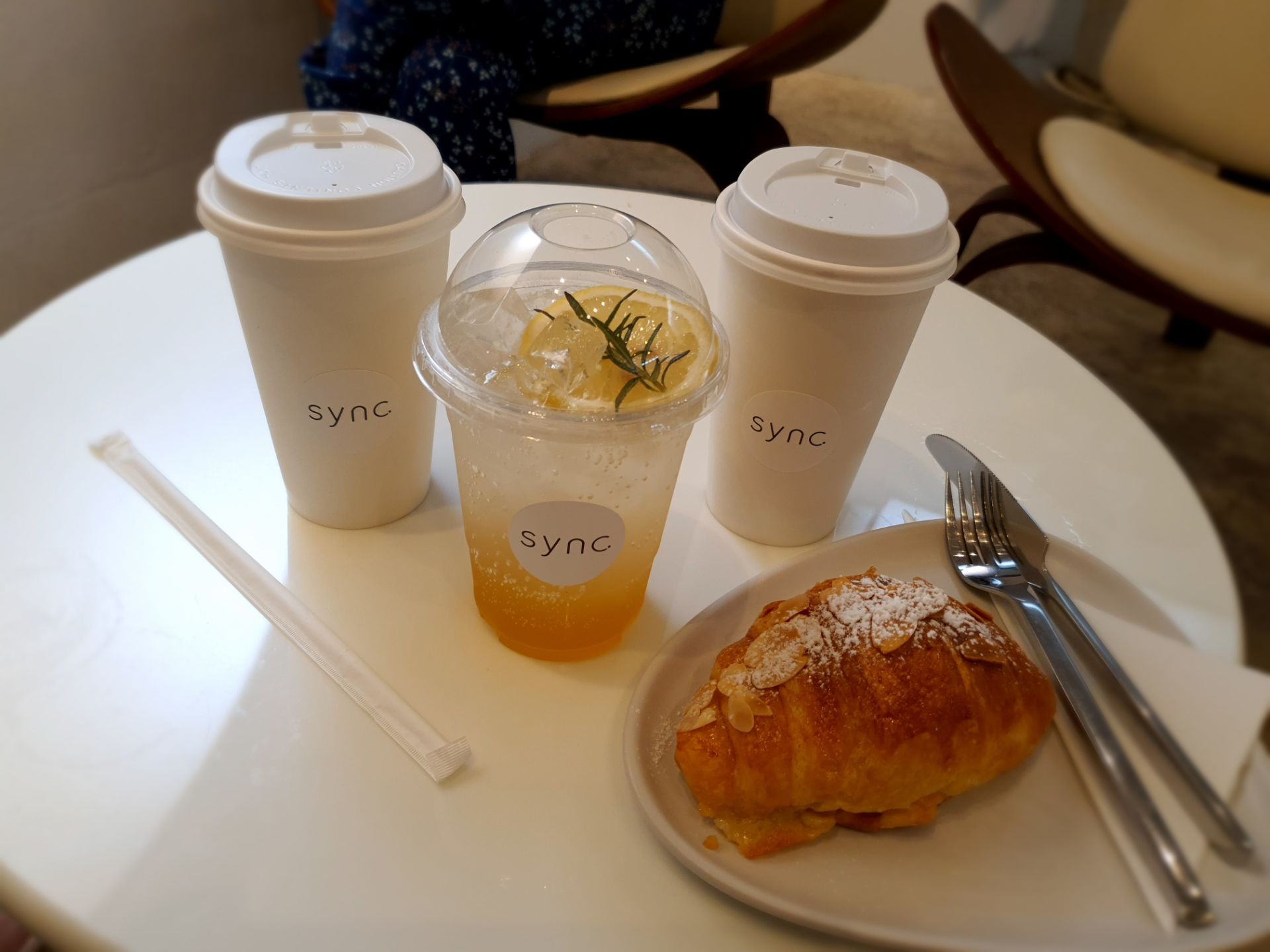 รีวิว Sync coffee - ร้านเล็กๆมีมุมเก๋ กาแฟดี ครัวซองต์หวานไป - Wongnai