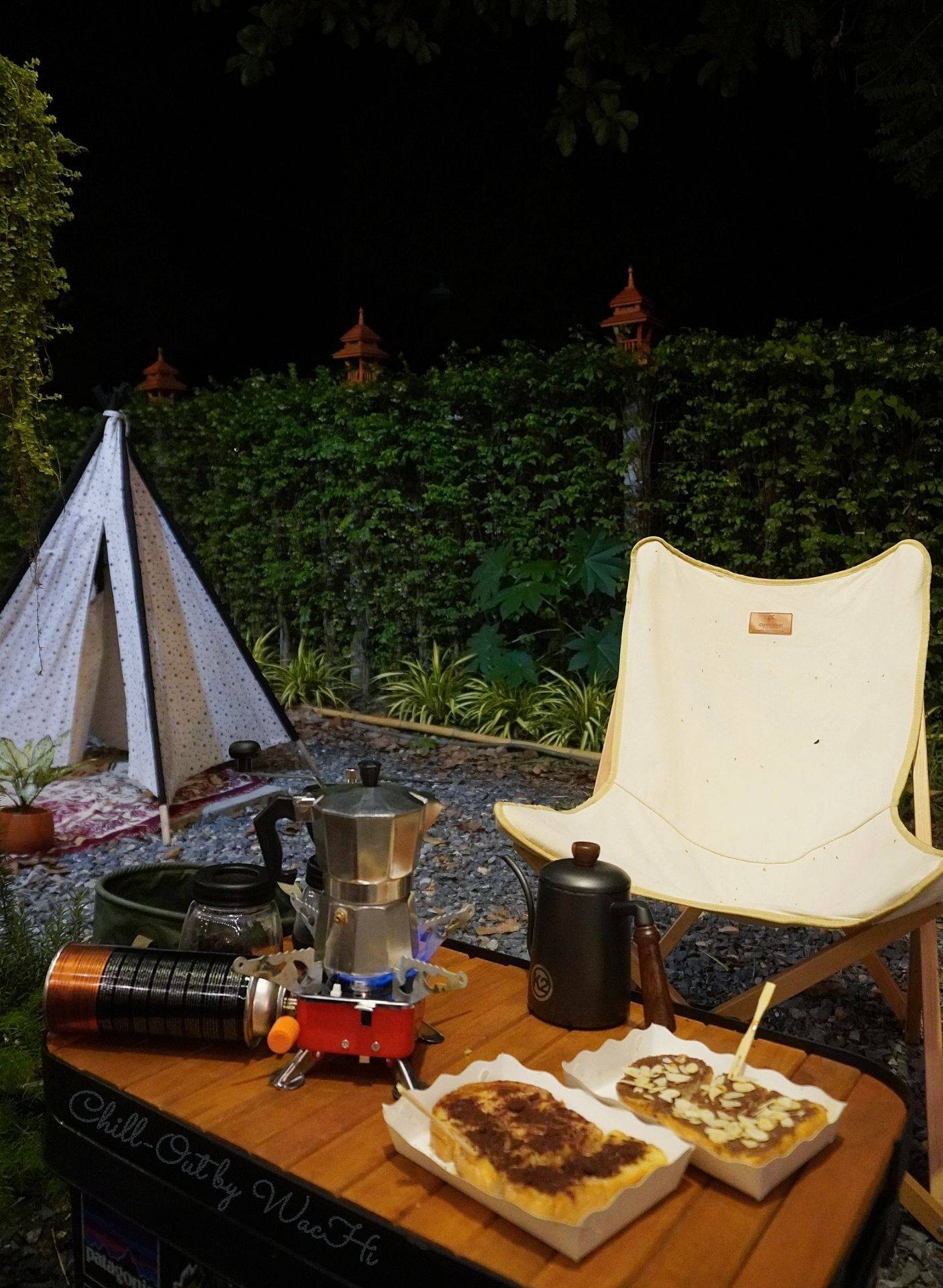 รีวิว สภา Camp&cafe - นม-ปังปิ้ง สไตล์ตั้งแคมป์