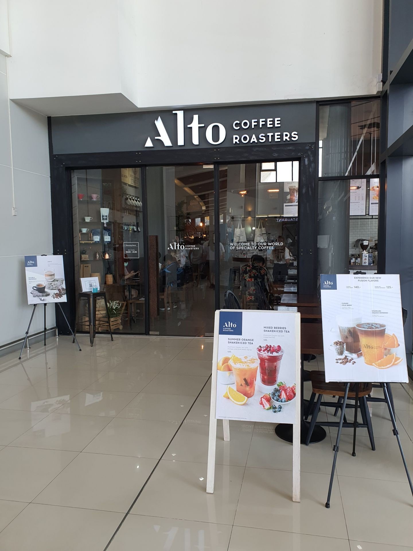 รีวิว Alto Coffee Roasters เมกาบางนา ชั้น 2 หัวมุมด้านในประตูทางออกด้าน ...