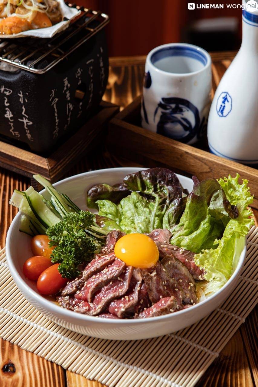 ยำเนื้อยุกเกะ ร้าน Izakaya Okada - おかだ 0000