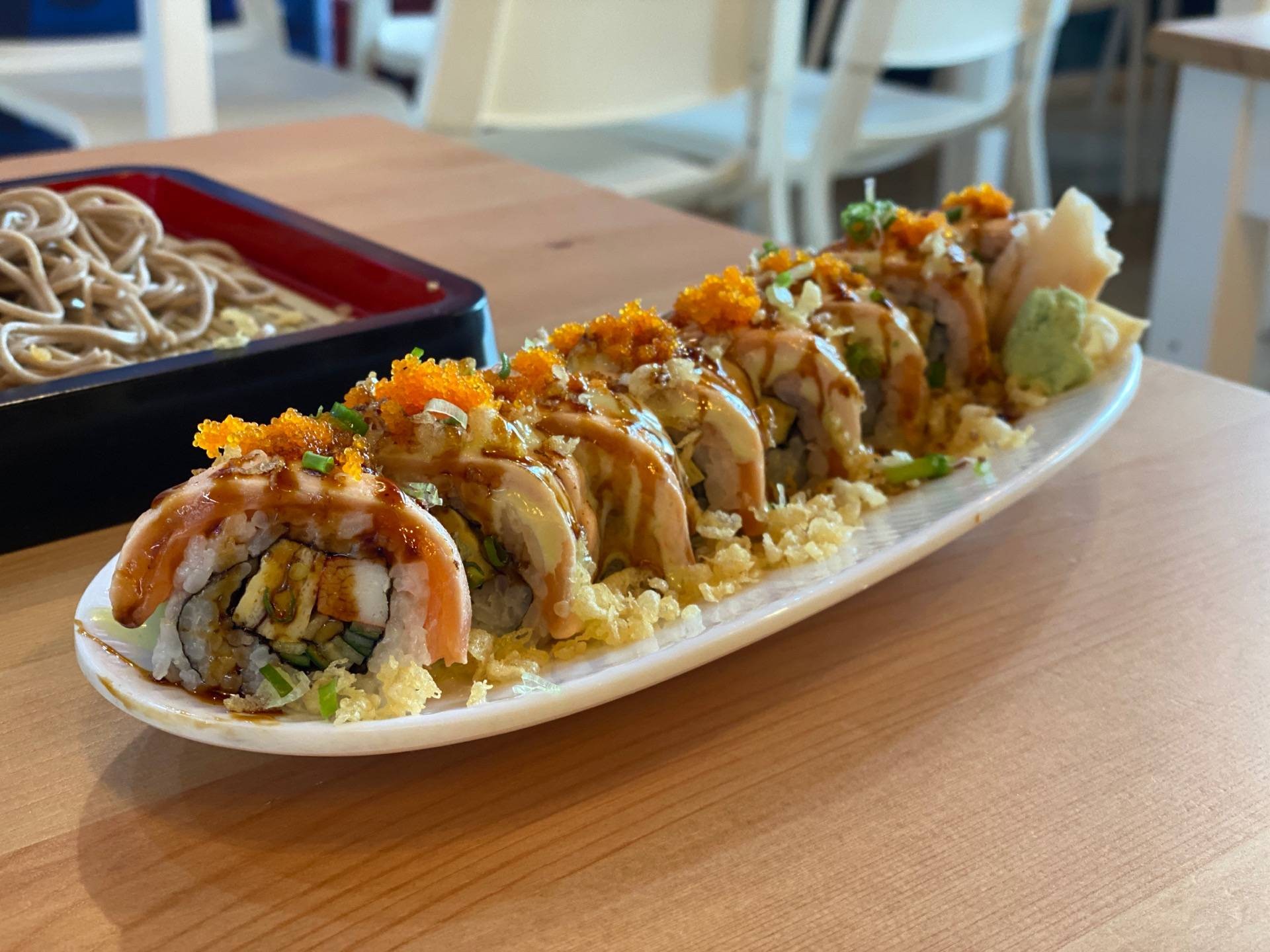 Samurai Rolls ร้าน Ryoshin The Sushi Bar & Isakaya ตลาดต้นสัก