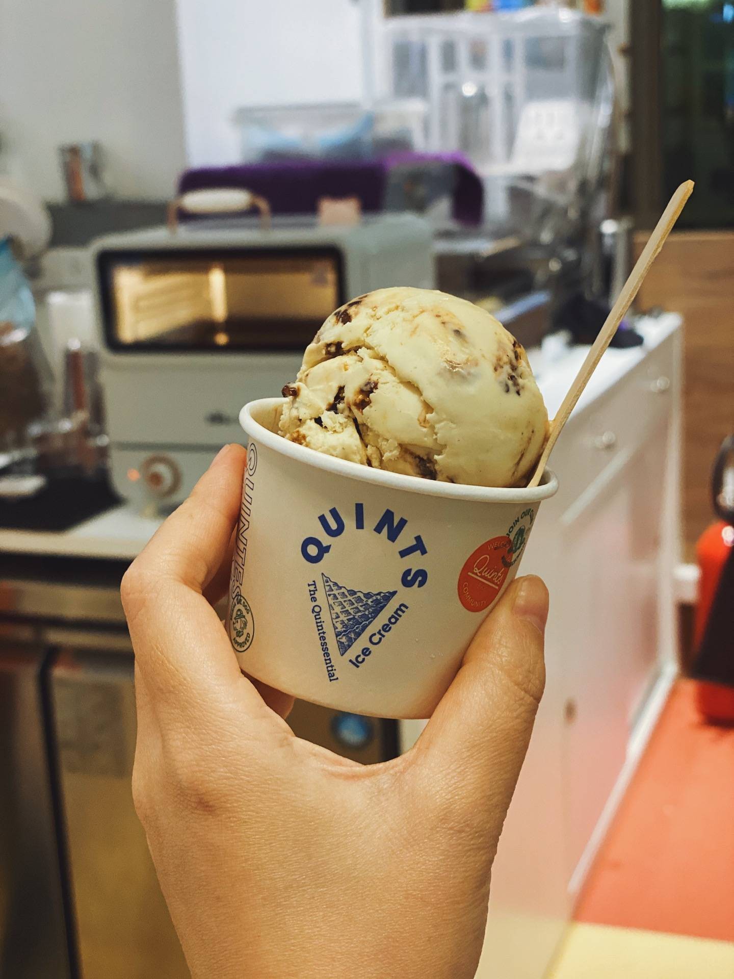 รีวิว Quints: The Quintessential Ice Cream (สาขา Siam Paragon) Siam ...