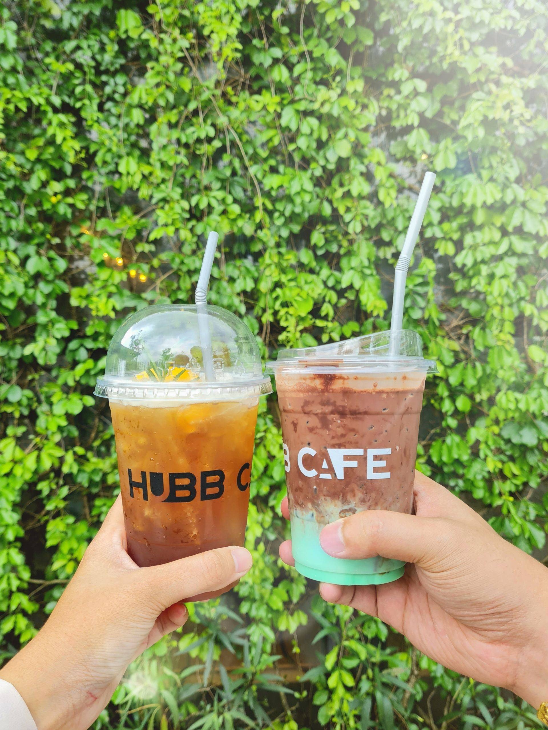 รีวิว HUBB CAFE - ชาพีสหอม อร่อยไม่หวานมาก โกโก้มิ้นหอม รสชาติกำลังดี ...