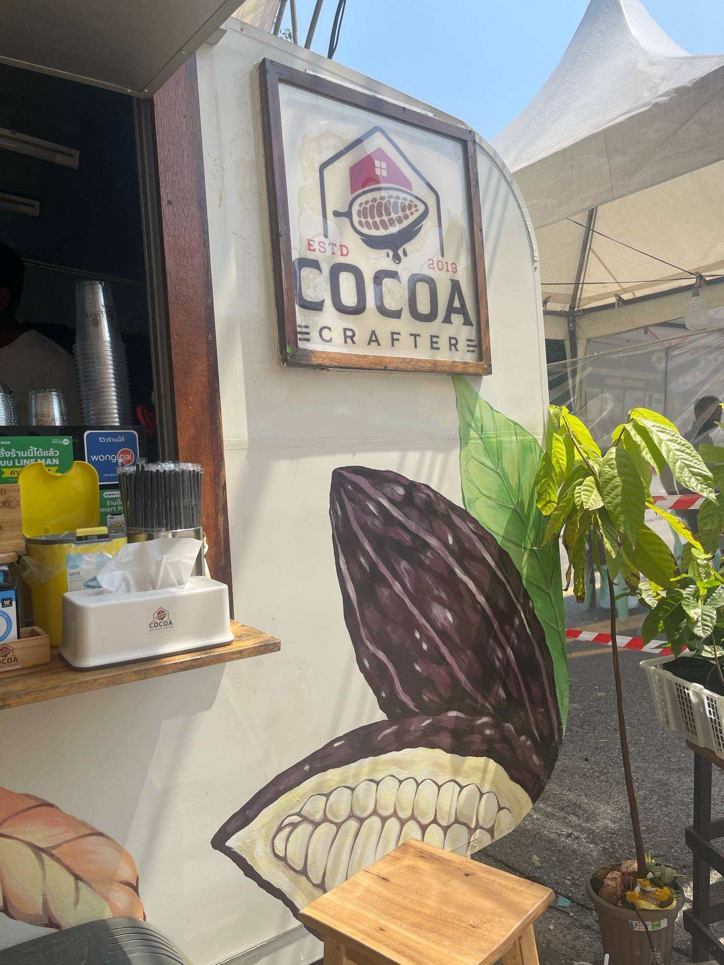 รีวิว COCOA CRAFTER หน้า ม.เกษตร ศรีราชา - Dark cocoa