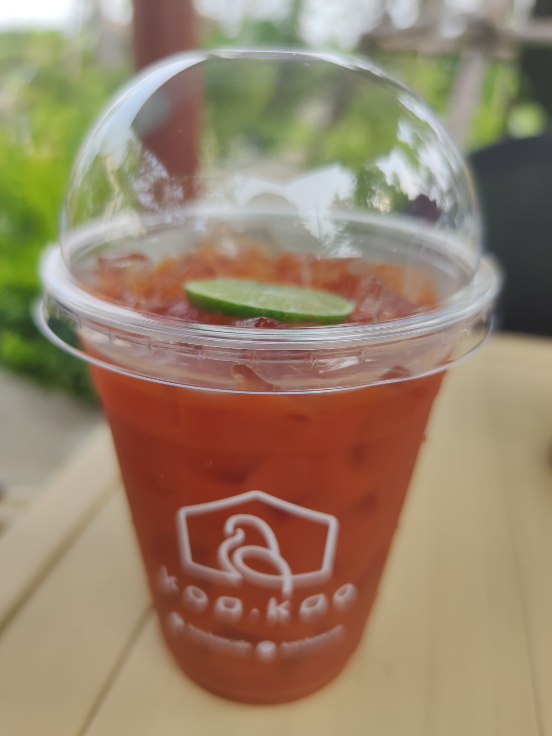 ชาซีลอนเย็น เลมอน ร้าน Koo.koo Cafe Coffee&Co ตึกB-Work