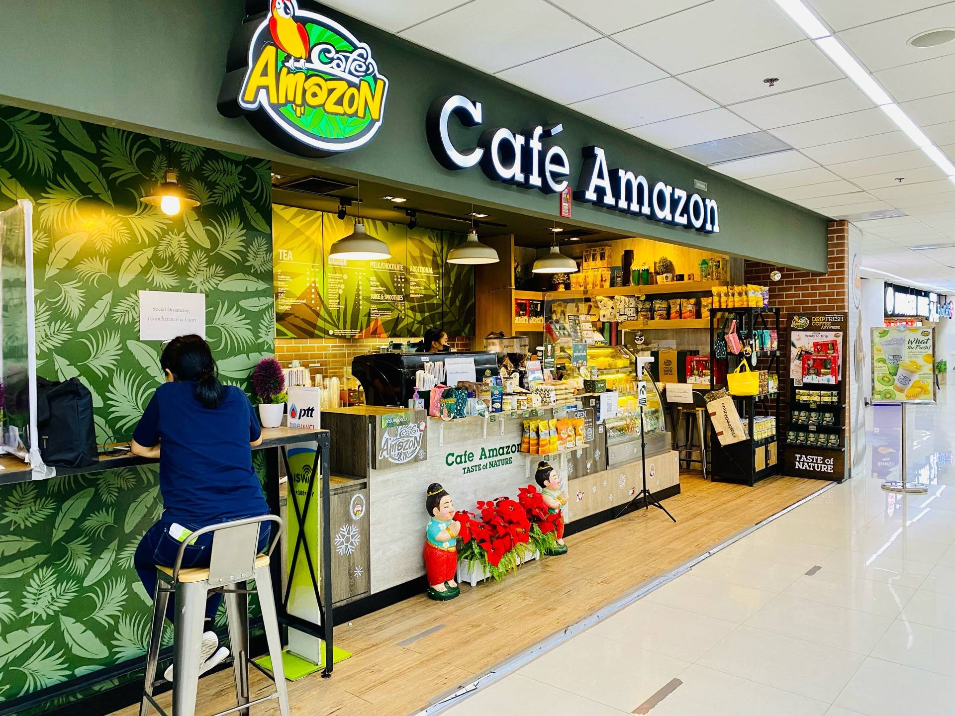 รีวิว Café Amazon - SD1521 ท่าอากาศยานดอนเมือง อาคาร2 ชั้น1 - อัดฉีด ...