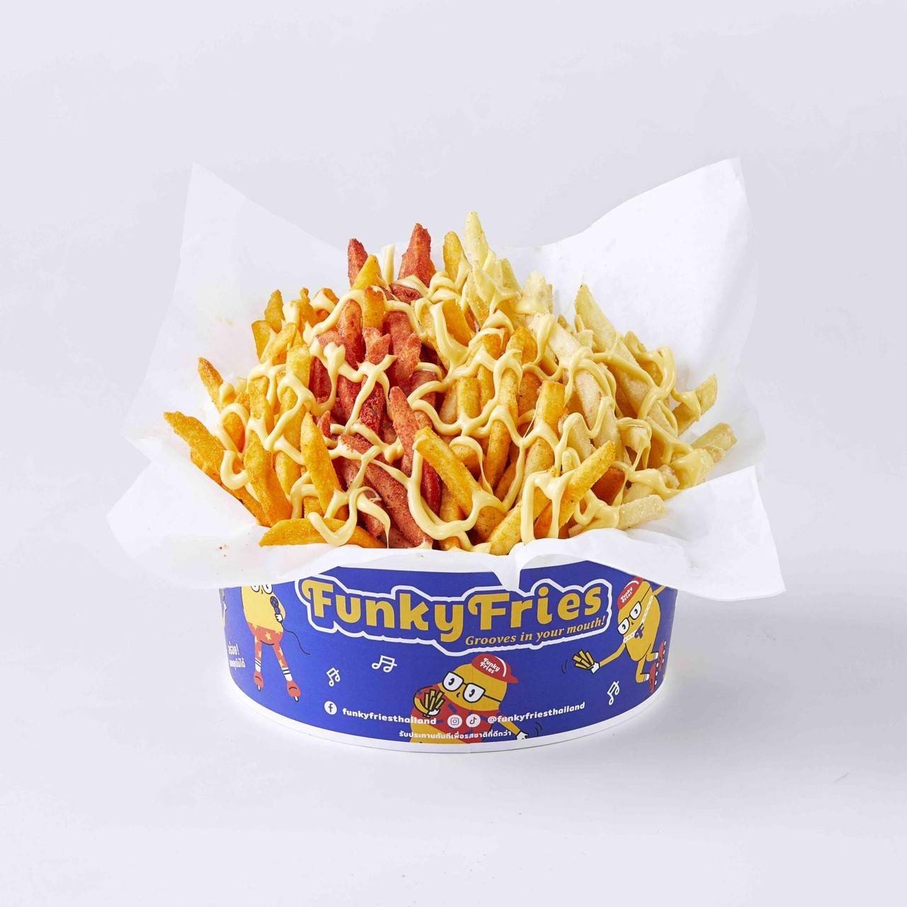 Funky Fries Size XL ร้าน Funky Fries Makro Hatyai