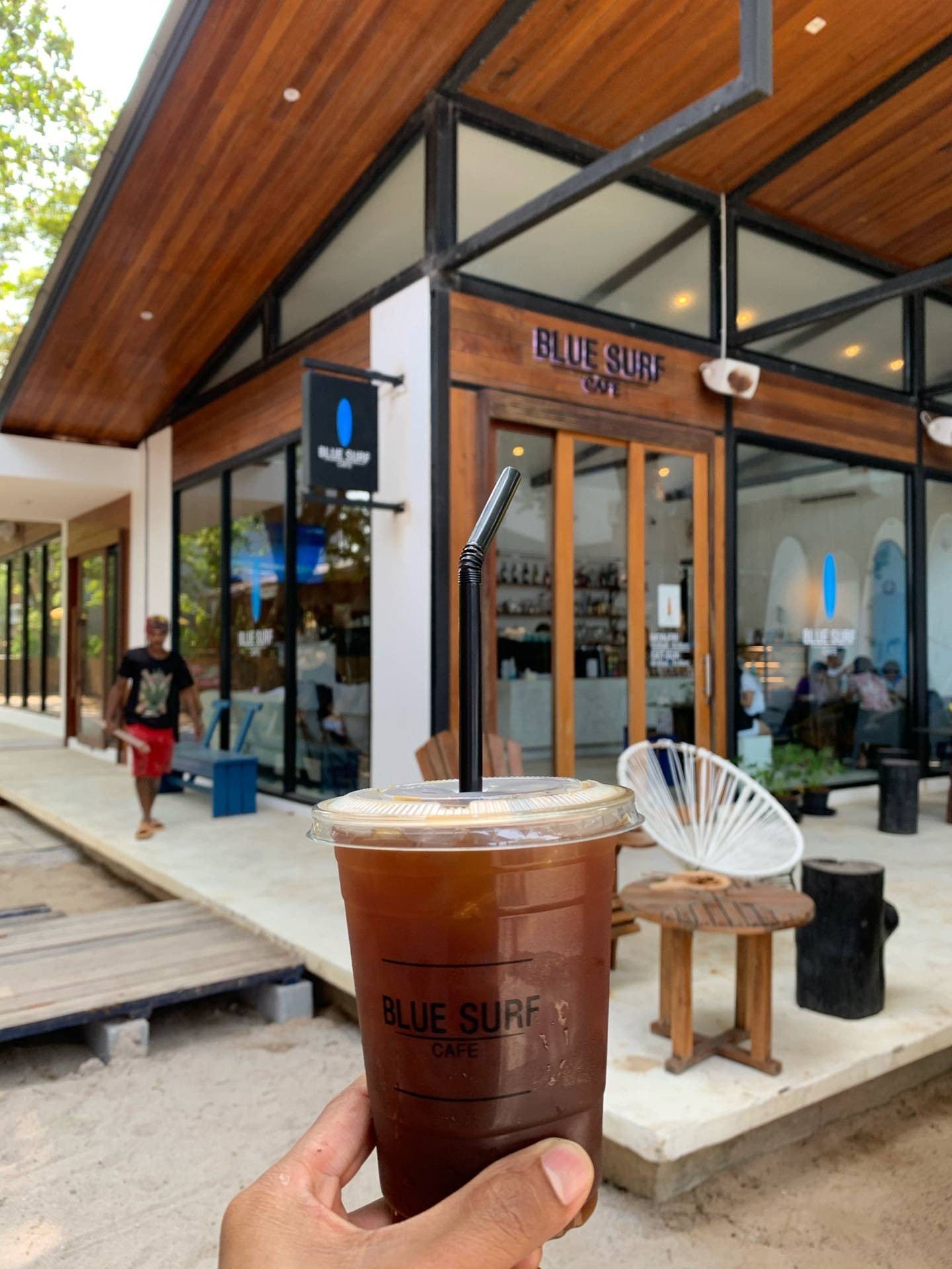 รีวิว Blue Surf Cafe - คาเฟ่ บรรยากาศดีมาก ช่วงบ่าย นั่งรับลมริมทะเล ...