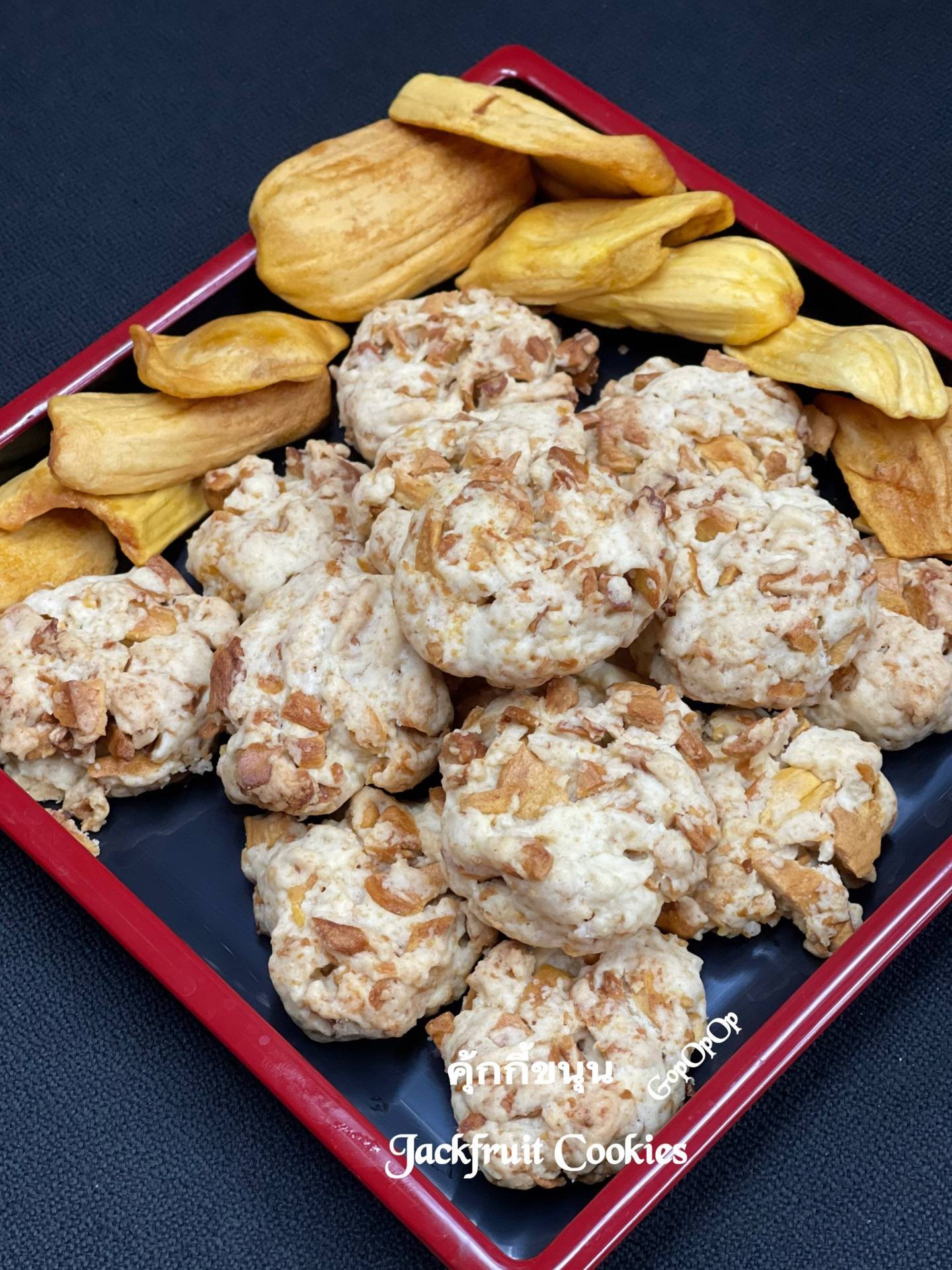 สูตร คุ้กกี้ขนุน Jackfruit Cookies By ครูหนวดตัวร้ายกับยัยตัวยุ่ง พร้อม ...