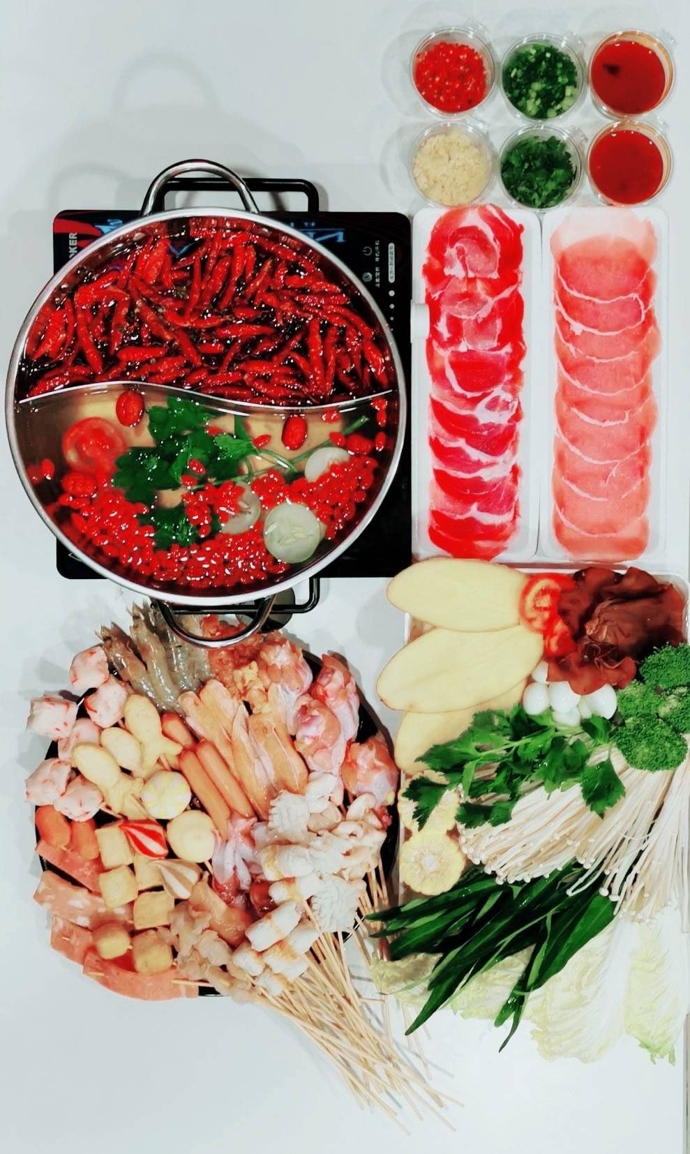 ชุดชาบูหมาล่า 589 • image ร้าน Dragon Shabu Mala