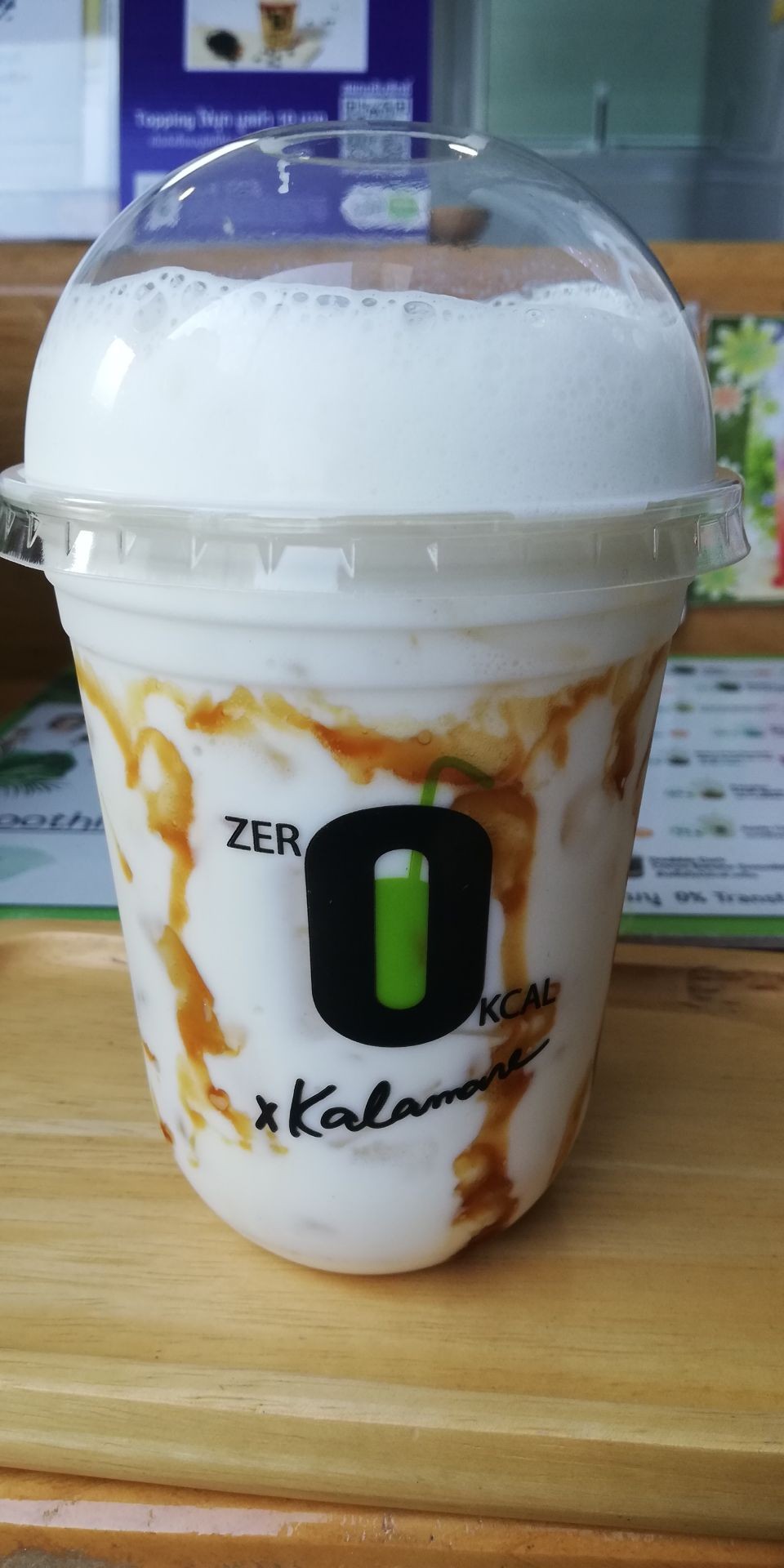 รีวิว Zero Kcal x Kalamare ปั้มเอสโซ่ ศรีด่าน 7 - 0 cal มีเป็นบางเมนู