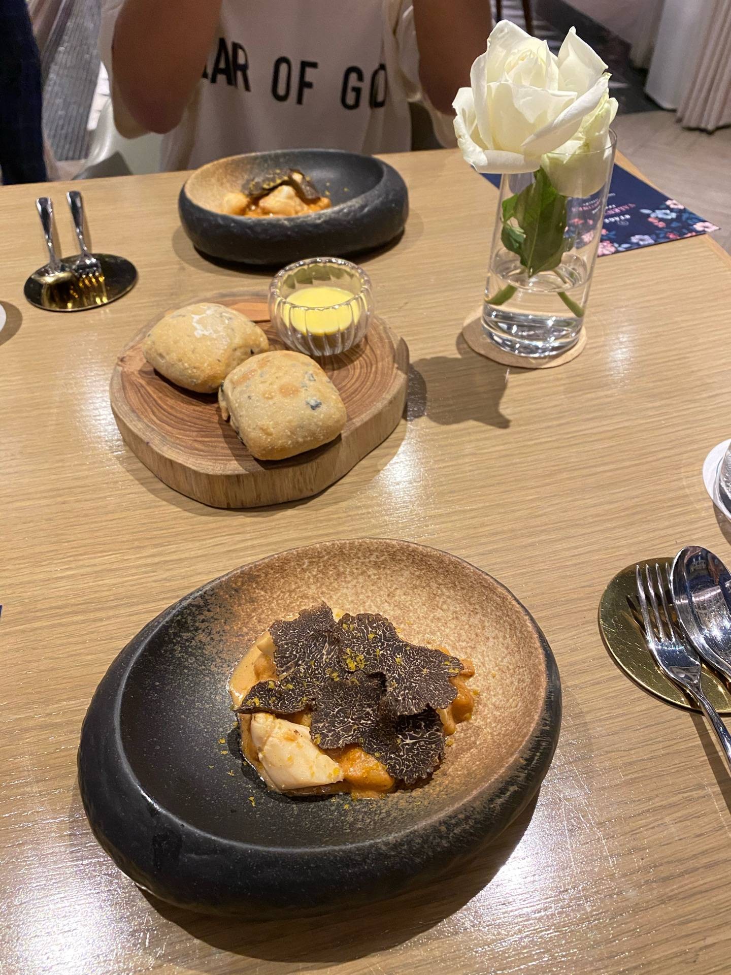 Crab bisque with black truffle ร้าน Restaurant Stage เอกมัย - Wongnai