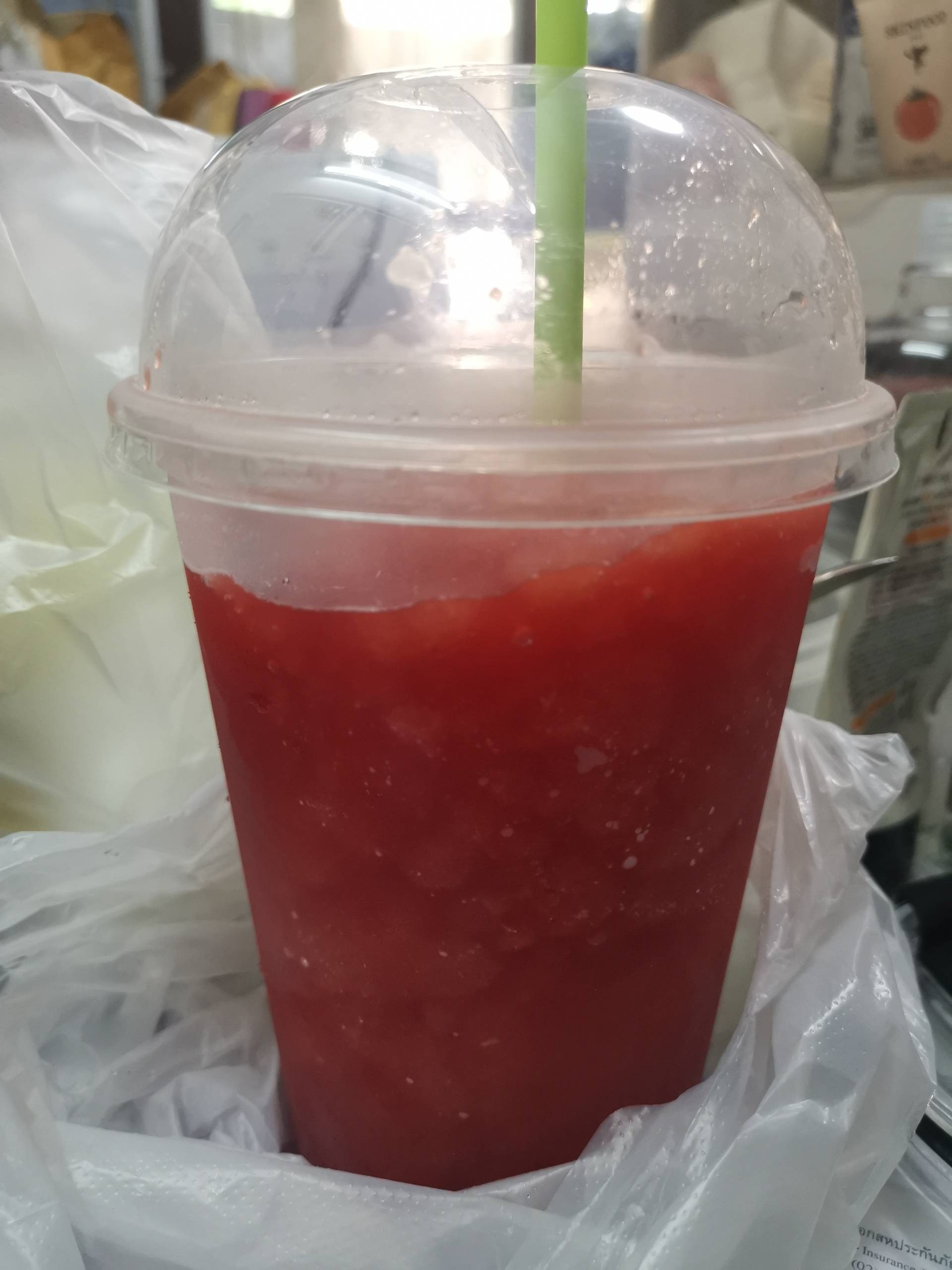 รีวิว ICE CY CLE - ชอบความเยอะของน้ำแตงโมปั่นที่ไร้เมล็ดค่ะ