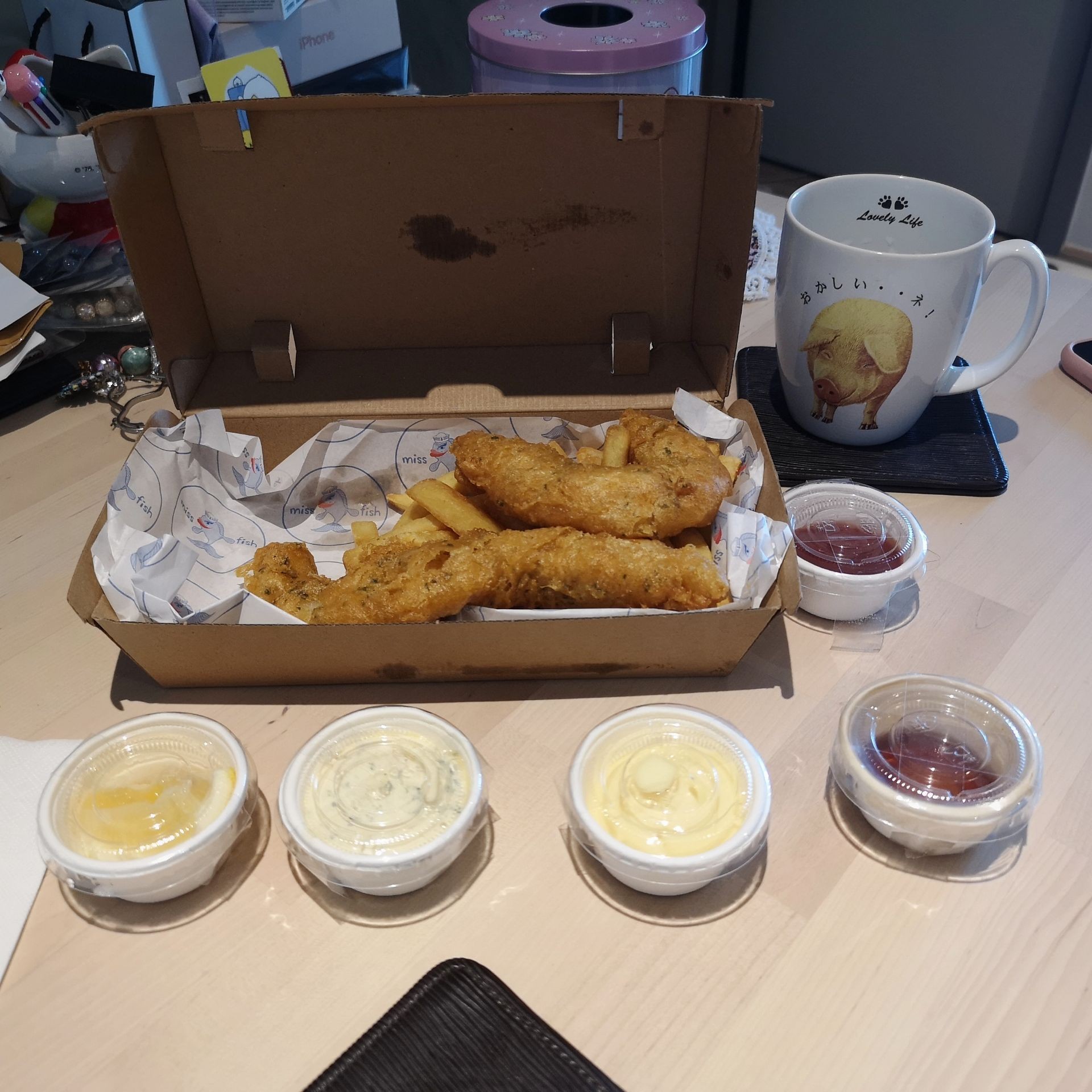 รีวิว Miss Fish - Good quality fish & Chip somilar to what I ate in UK ...