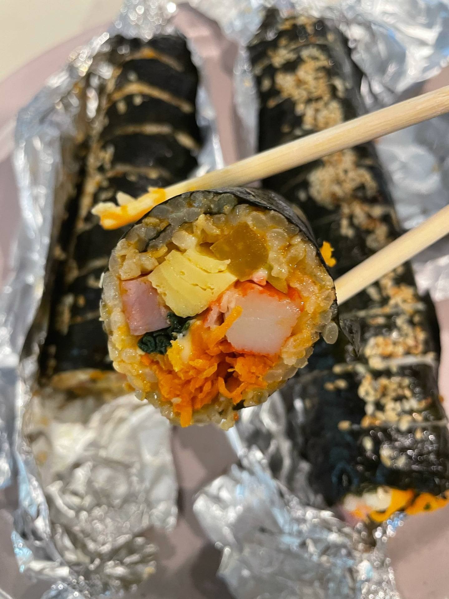 ร้าน คิมบับคิง Gimbab King 김밥킹 Bora Korean Mart | รีวิวร้านอาหาร